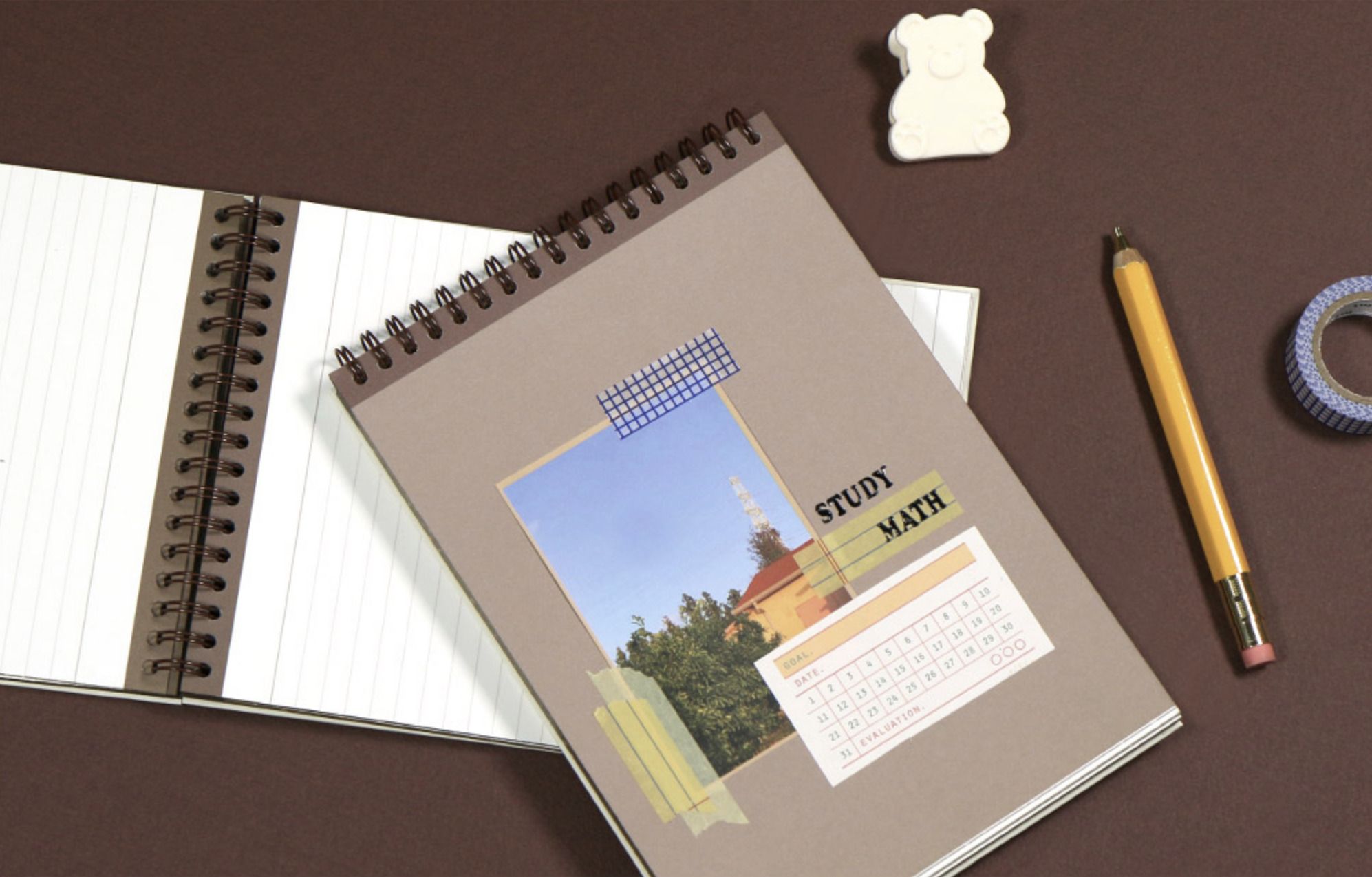 MochiThings: Vivid Pattern Spiral Notebook