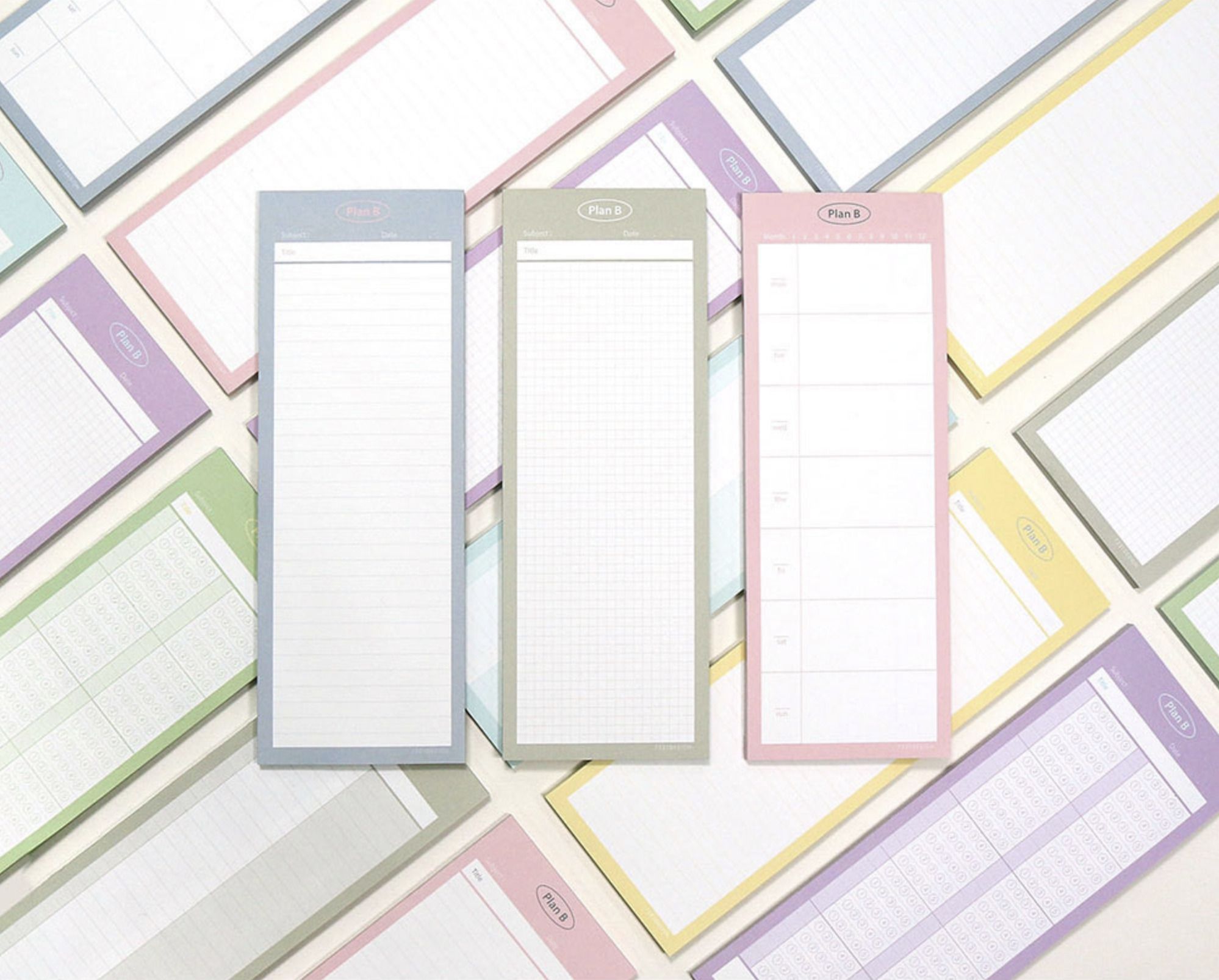 MochiThings: Plan B Half B5 Double-sided Notepad