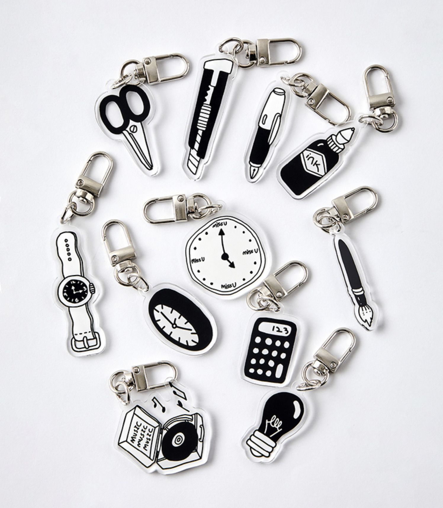 MochiThings: Themed Acrylic Key Ring v1
