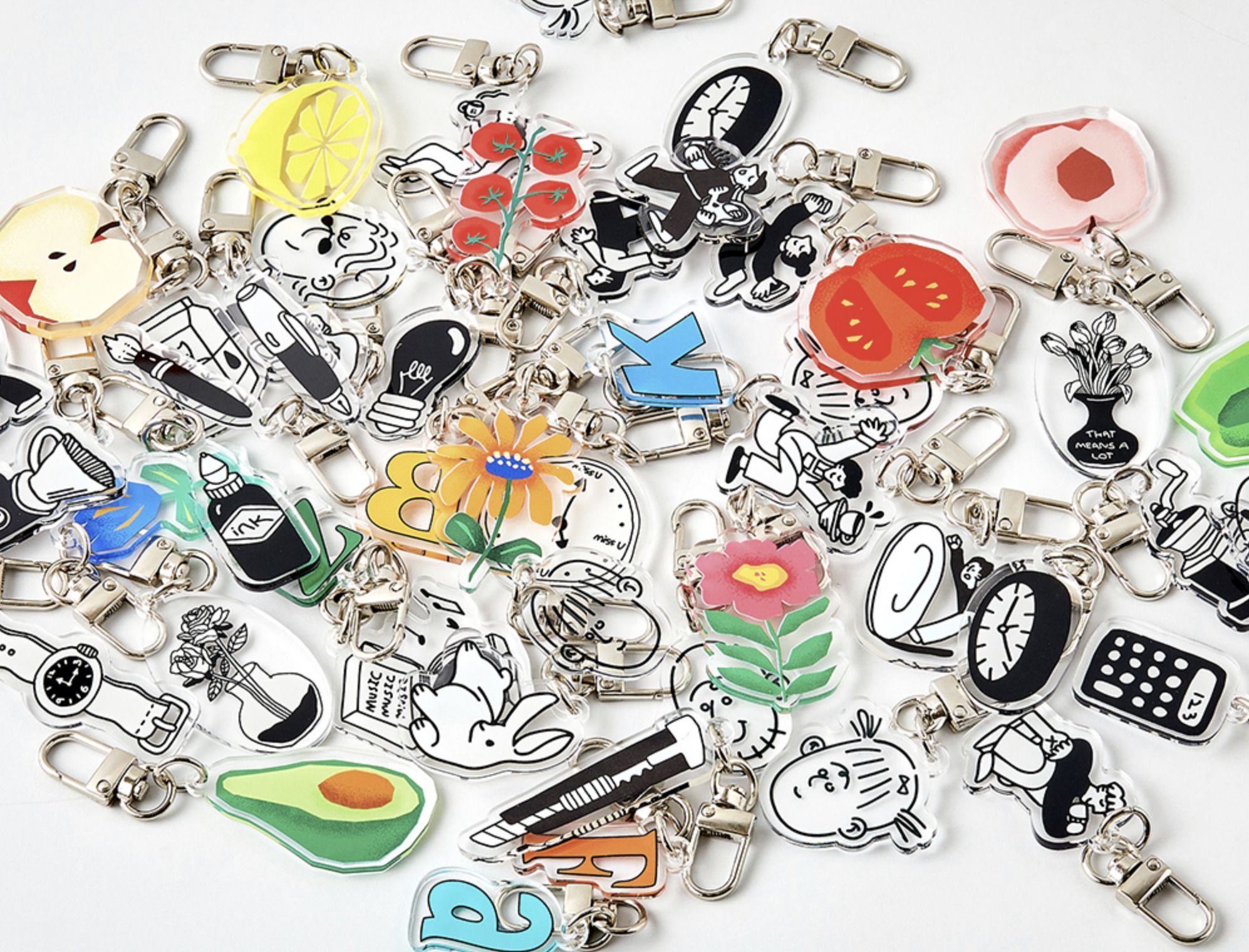 MochiThings: Themed Acrylic Key Ring v2
