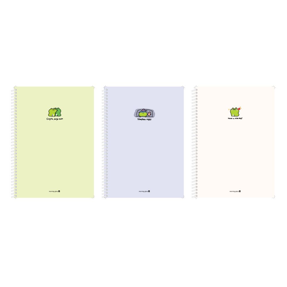 MochiThings: Large Frog Spiral Lined Notebook
