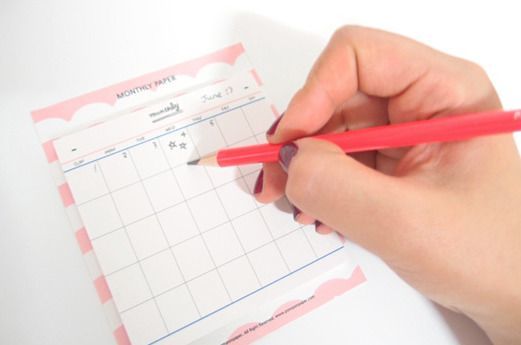 MochiThings: Monthly Sticky Note v2