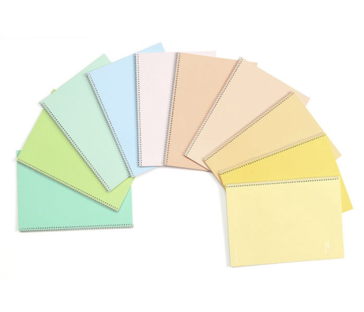 MochiThings: Large Pastel Spiral Lined Notebook