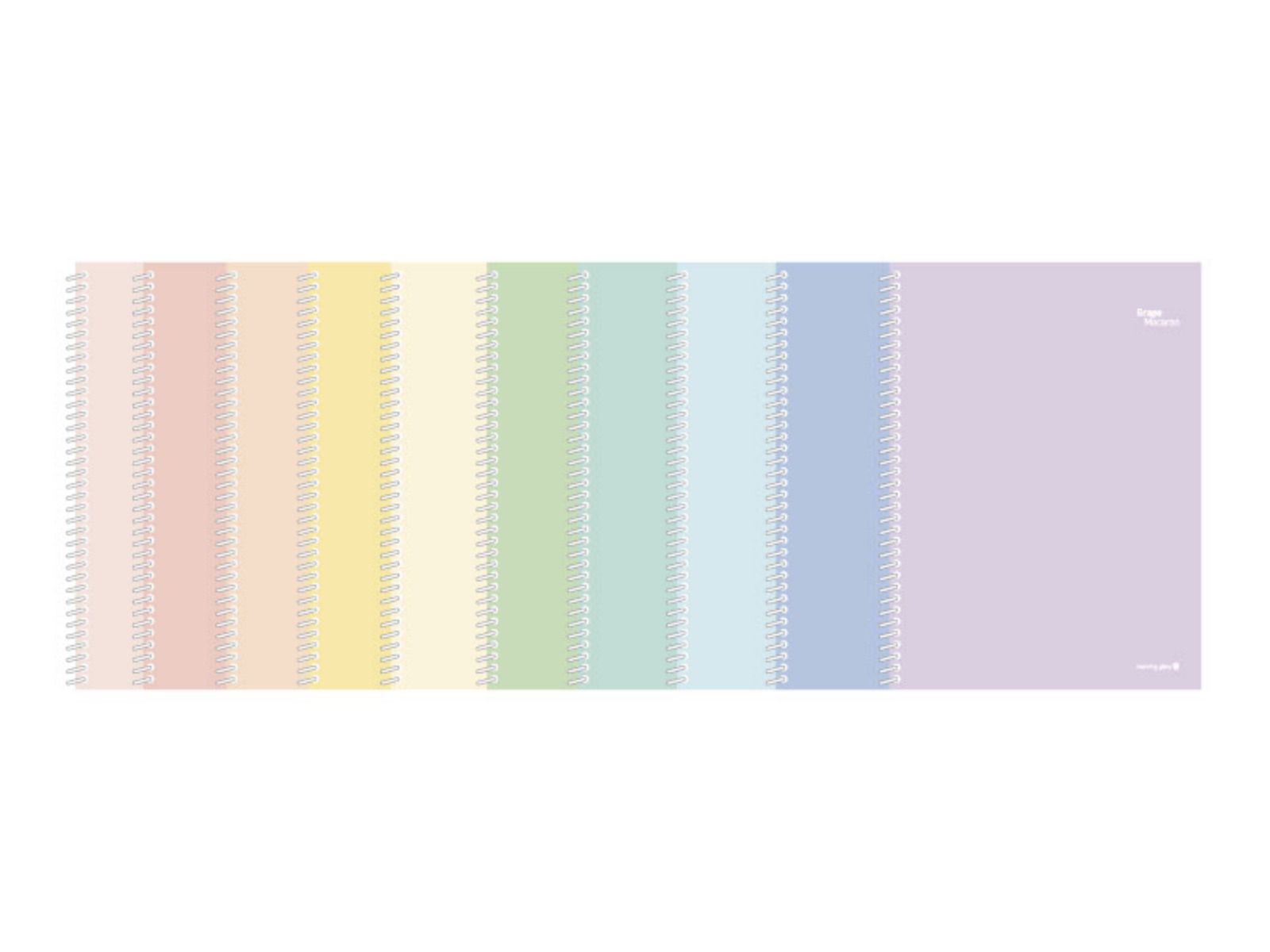 MochiThings: Large Pastel Spiral Lined Notebook