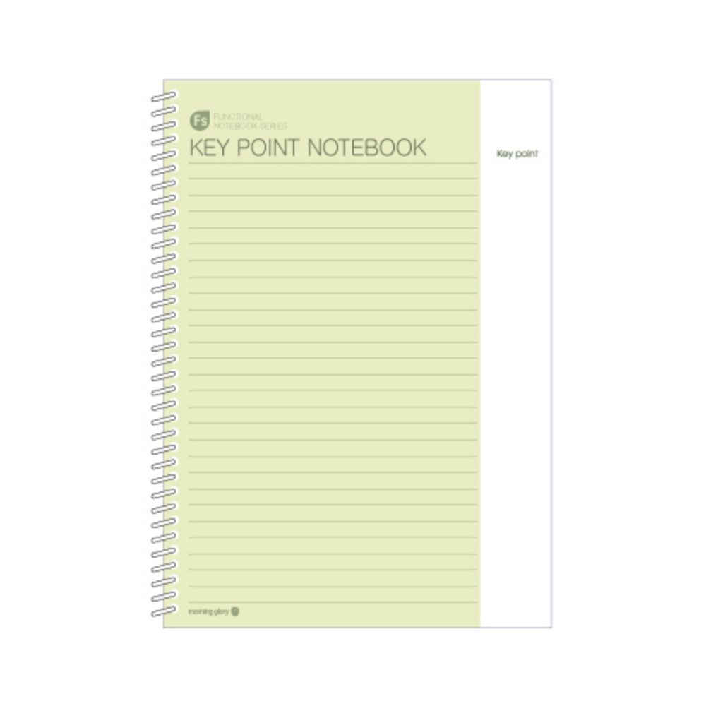 MochiThings: Large Key Point Spiral Lined Notebook