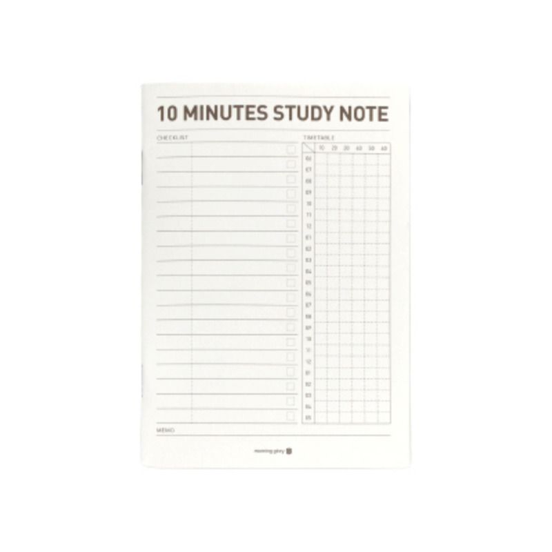 MochiThings: Small 10 Min Study & Checklist Notebook