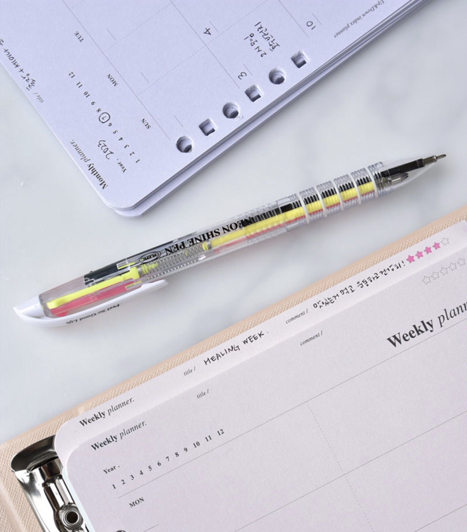 MochiThings: Neon Shine 3 Color Pen