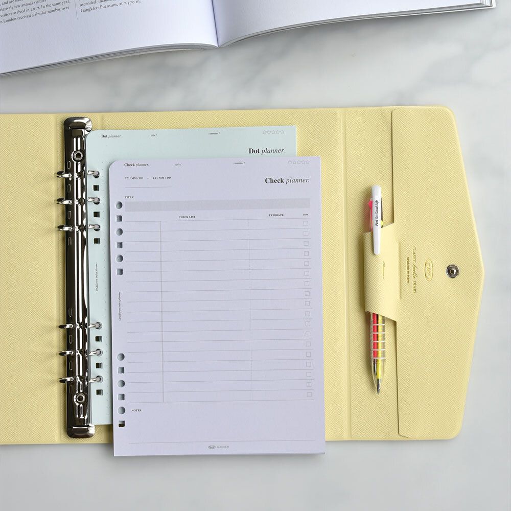 MochiThings: Classy Gentle 6 Ring A5 Binder