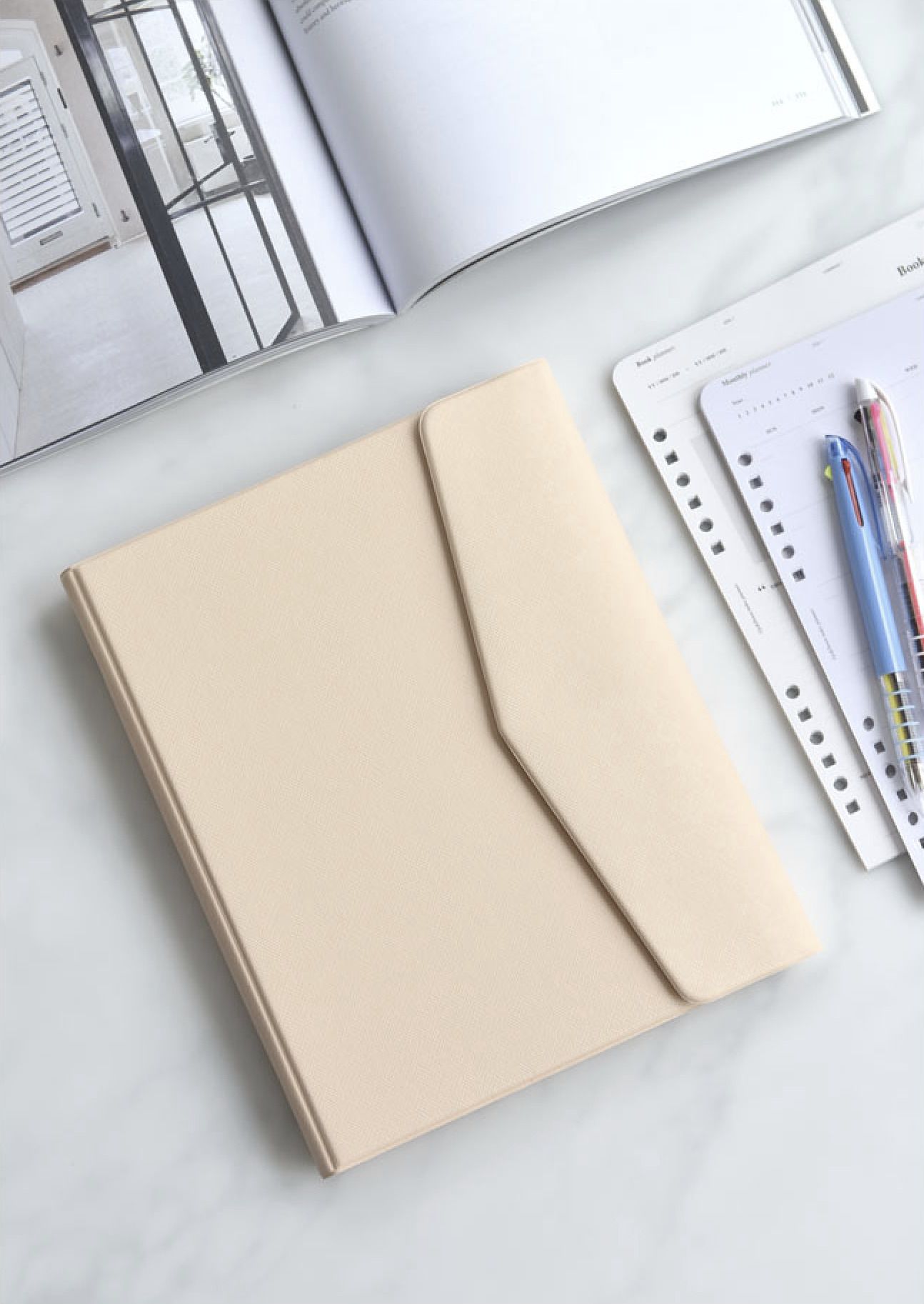 MochiThings: Classy Gentle 6 Ring A5 Binder