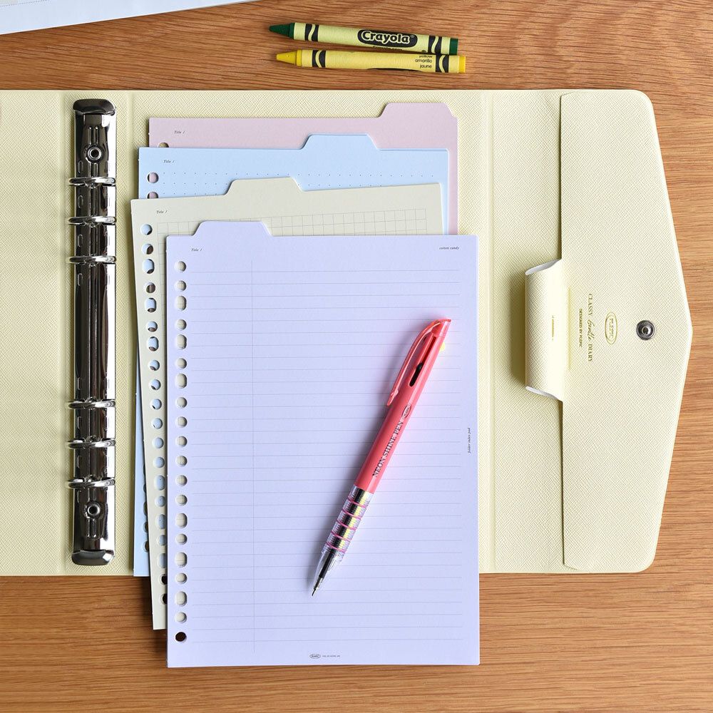 MochiThings: Classy Gentle 6 Ring A5 Binder