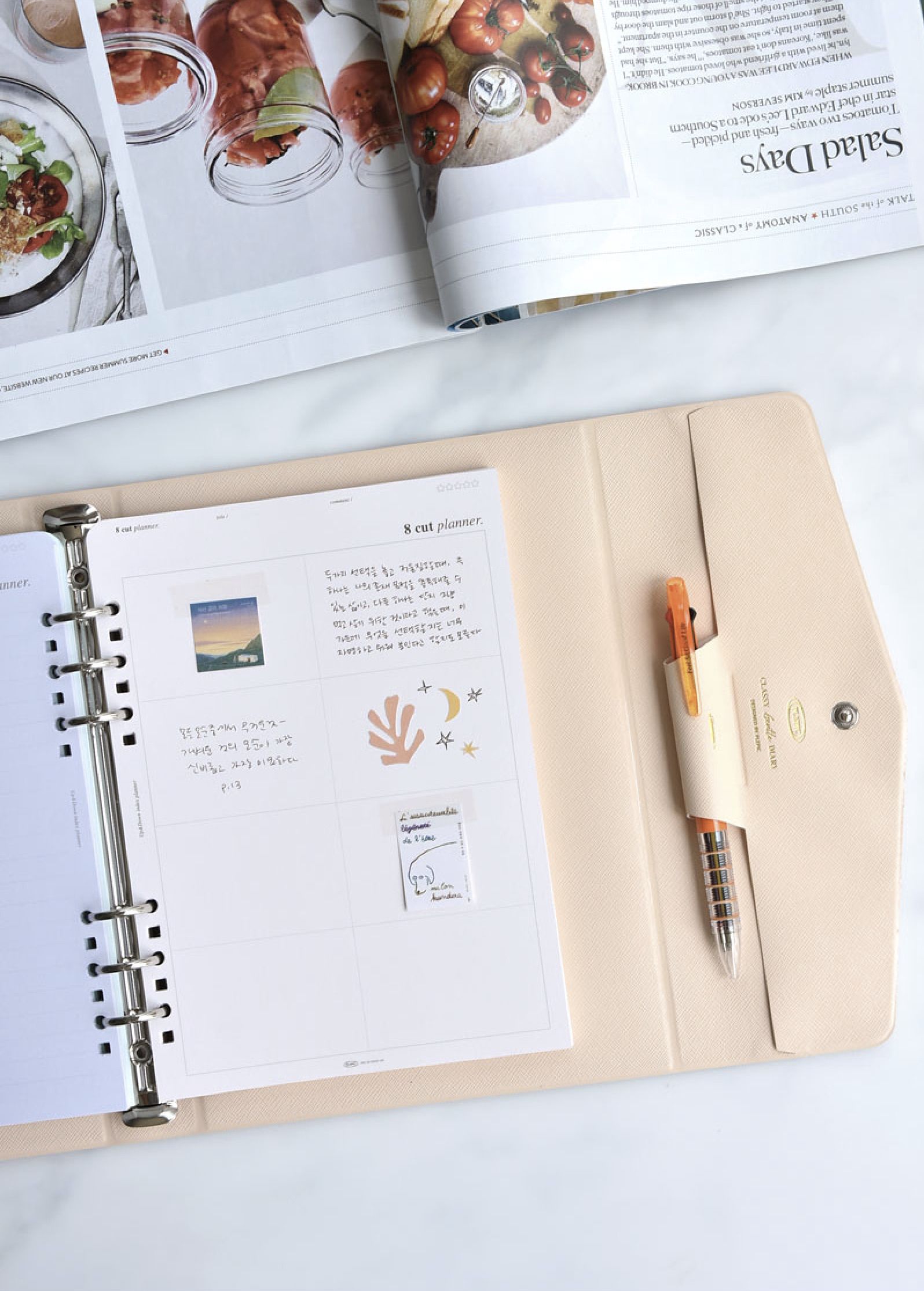 MochiThings: Classy Gentle 6 Ring A5 Binder