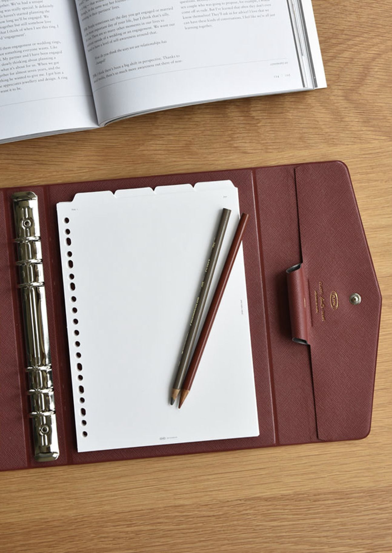 MochiThings: Classy Gentle 6 Ring A5 Binder