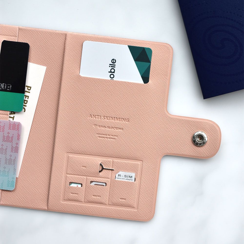 MochiThings: Classy Anti Skimming Passport & SIM Card Case