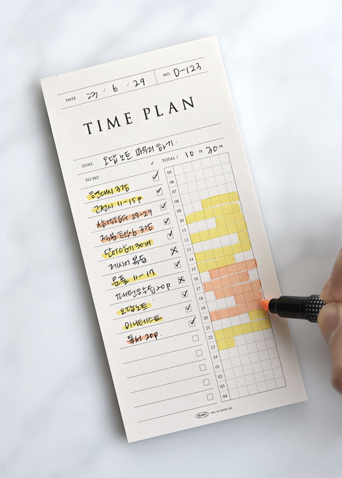 MochiThings: Pop-up Standing Schedule Memo Pad