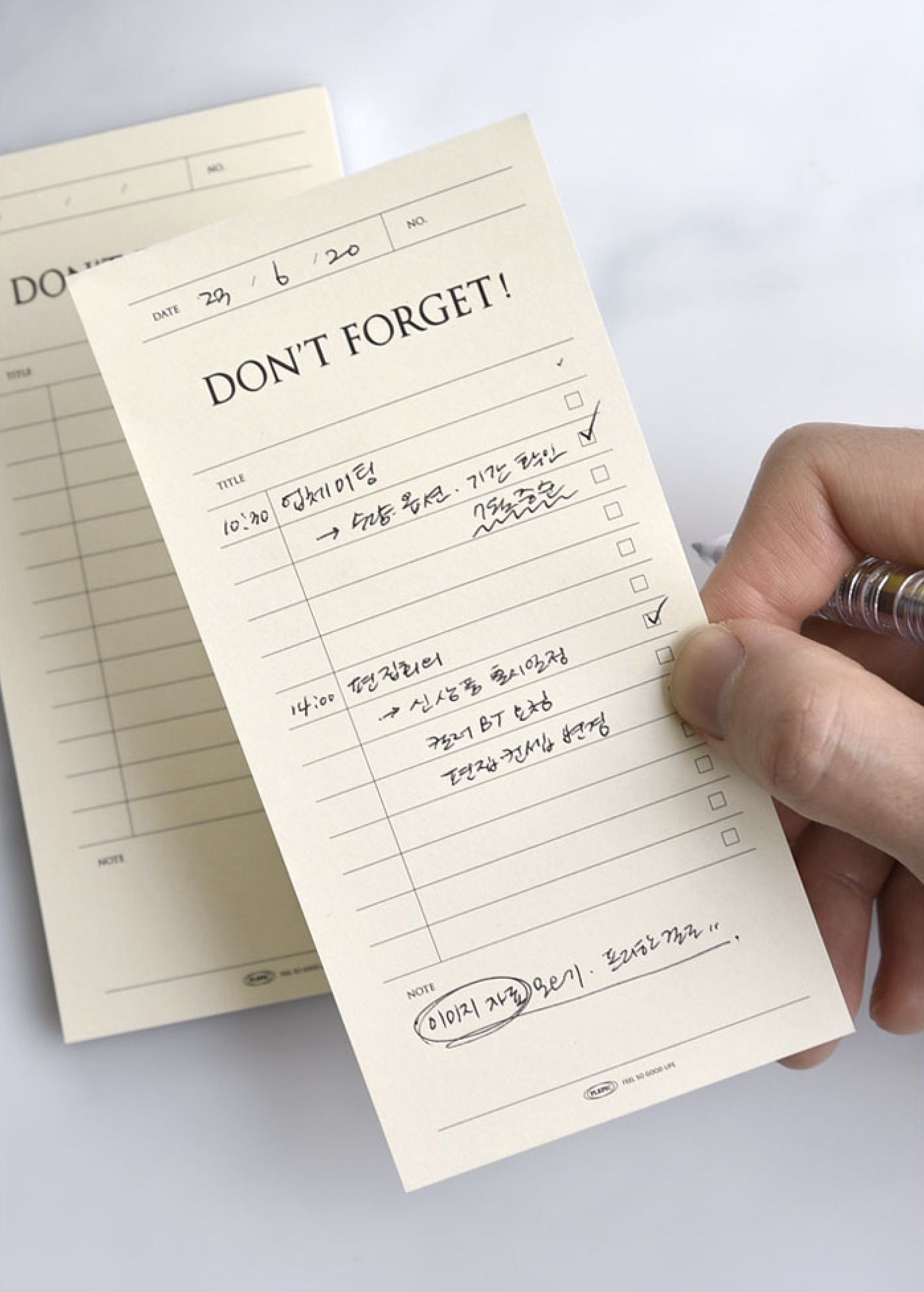 MochiThings: Pop-up Standing Schedule Memo Pad