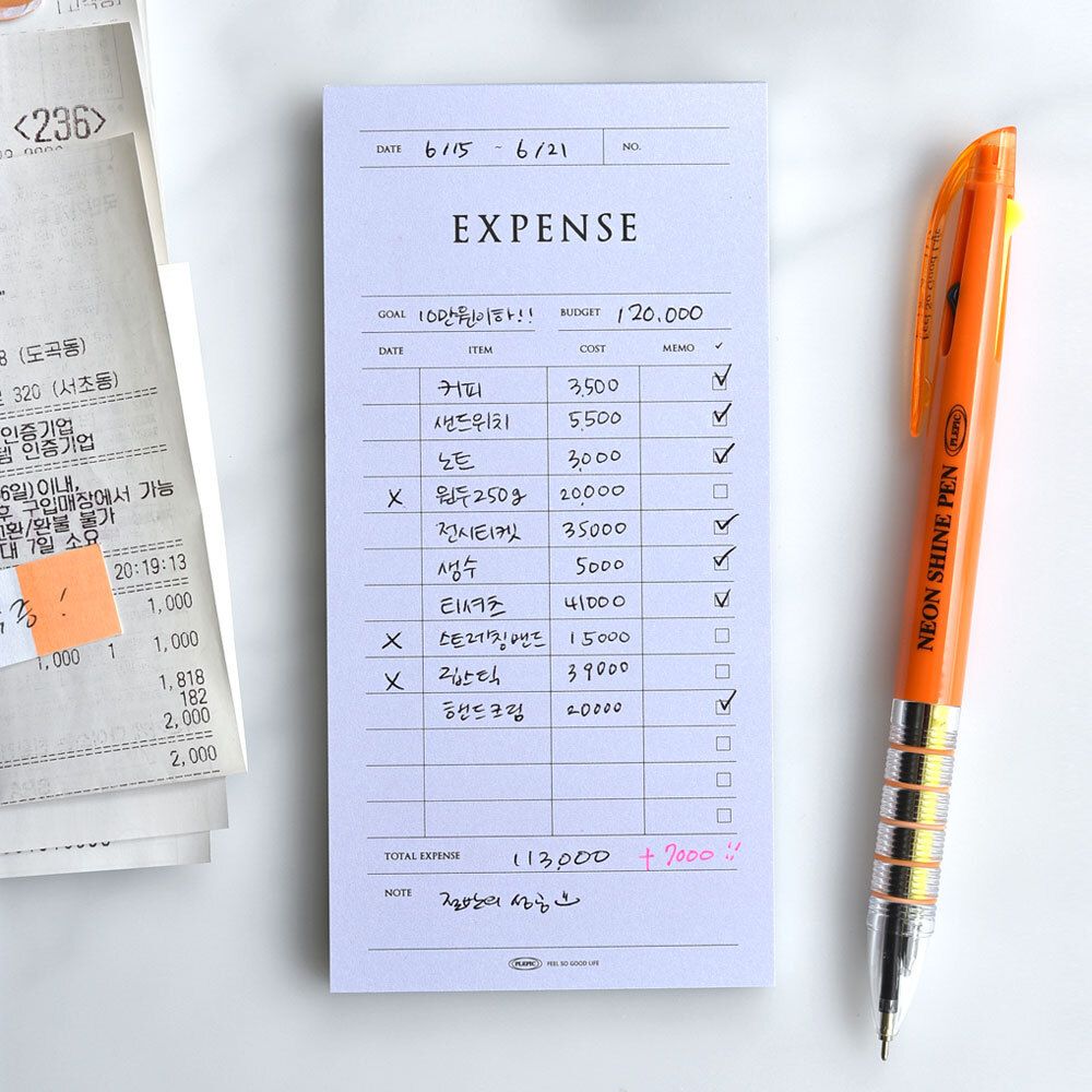 MochiThings: Pop-up Standing Schedule Memo Pad