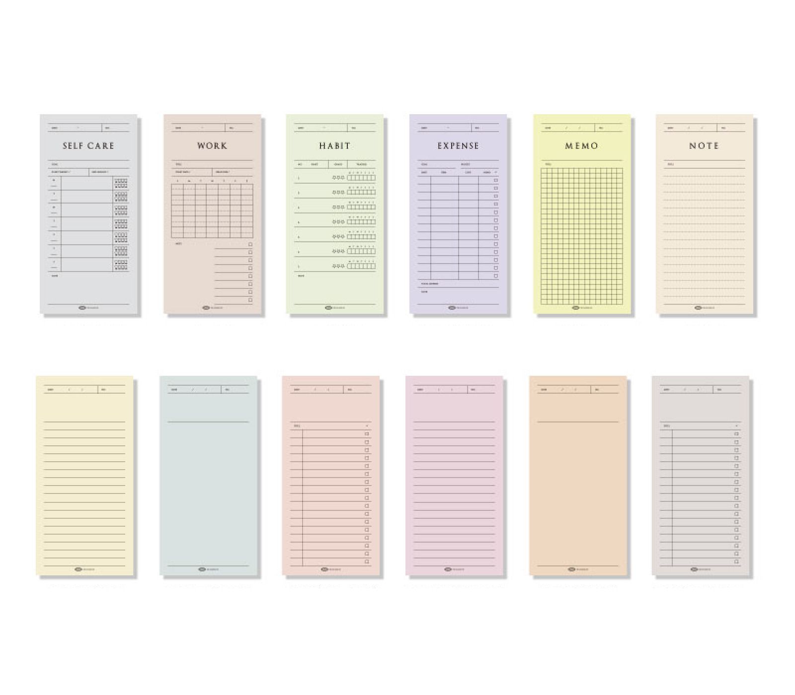 MochiThings: Pop-up Standing Schedule Memo Pad