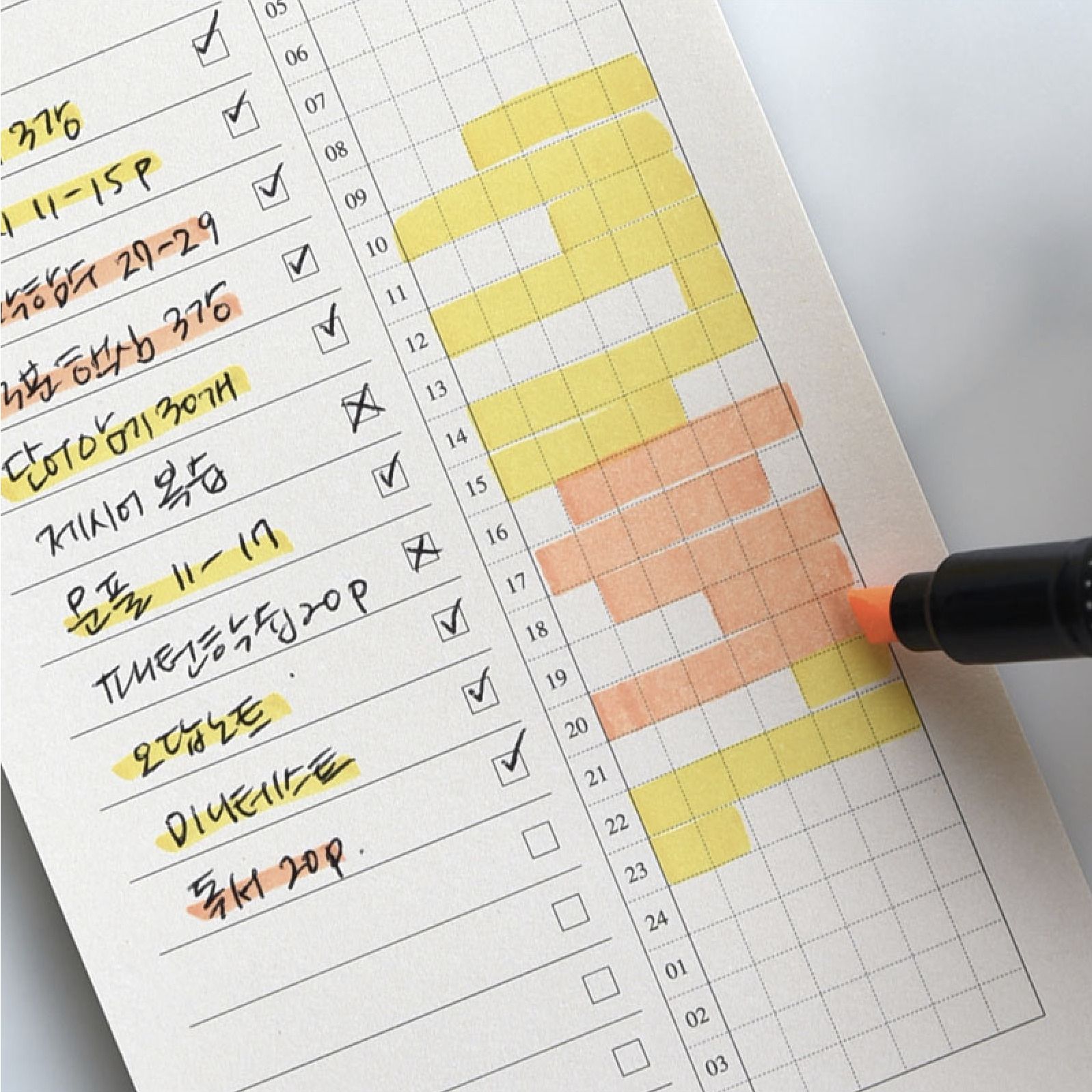 MochiThings: Pop-up Standing Schedule Memo Pad