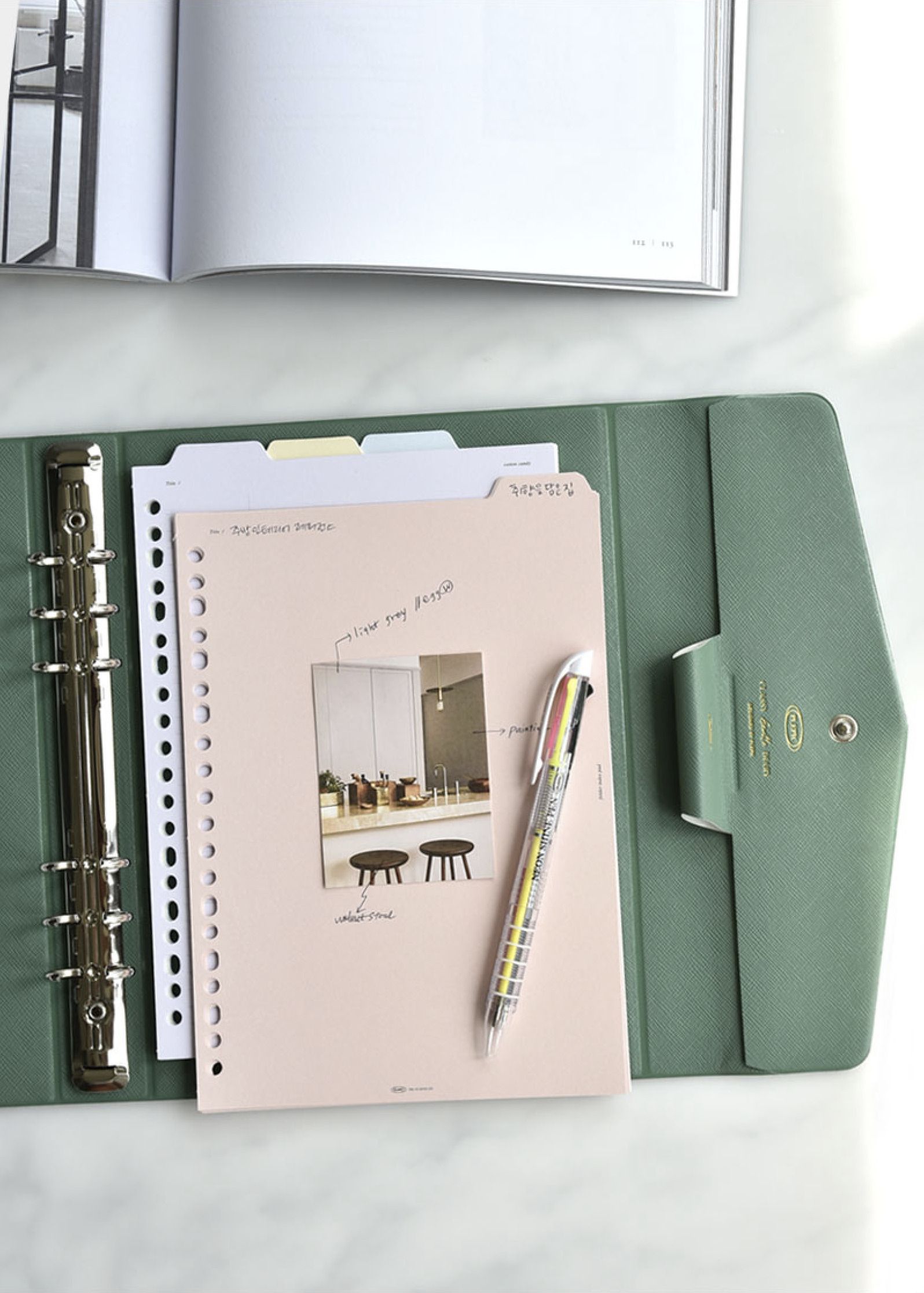 MochiThings: Folder Index 6 Ring & 20 Ring A5 Note Refill Set