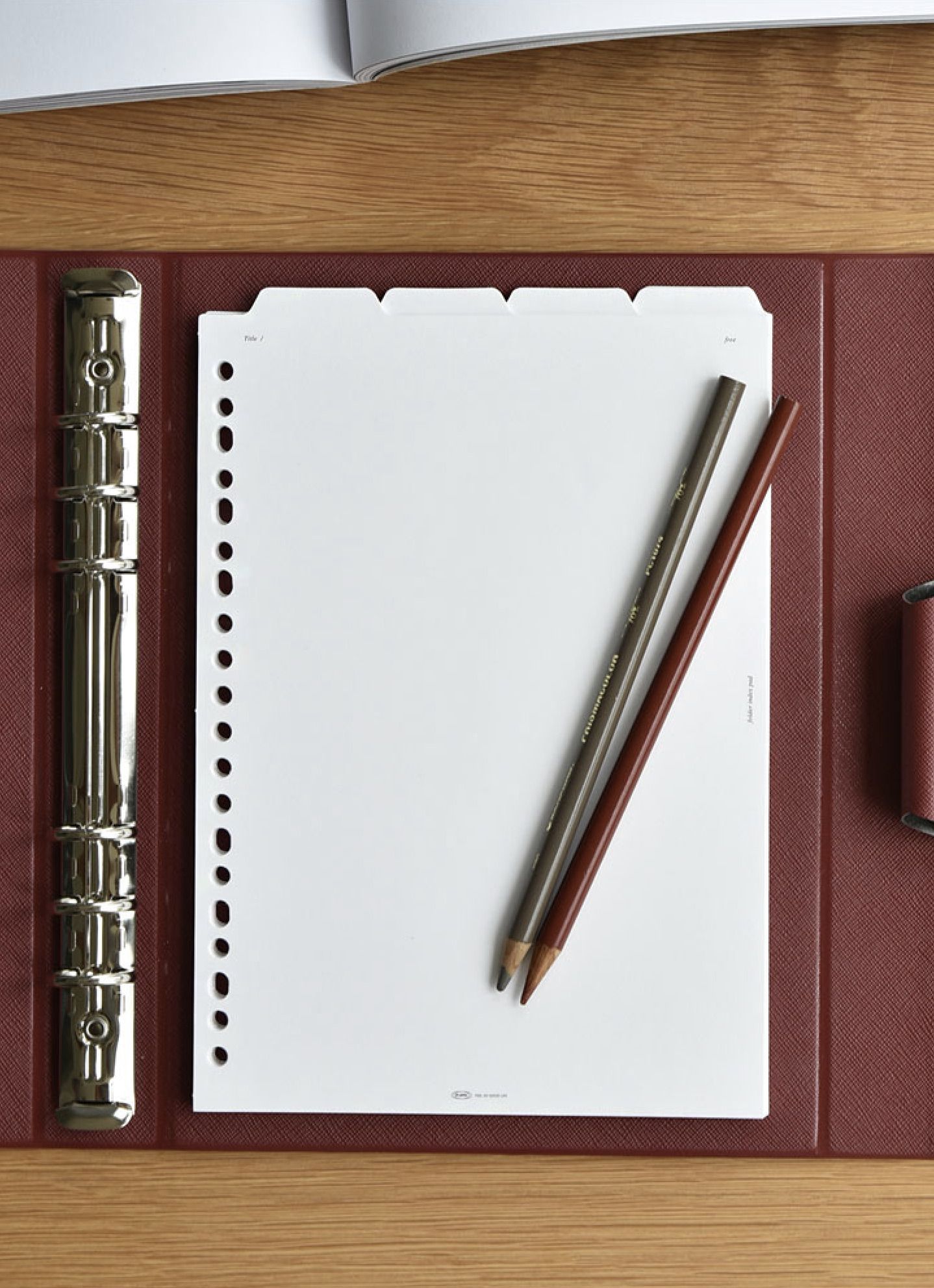 MochiThings: Folder Index 6 Ring & 20 Ring A5 Note Refill Set