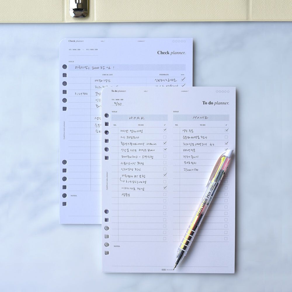 MochiThings: Up&Down Index 6 Ring A5 Planner Refill