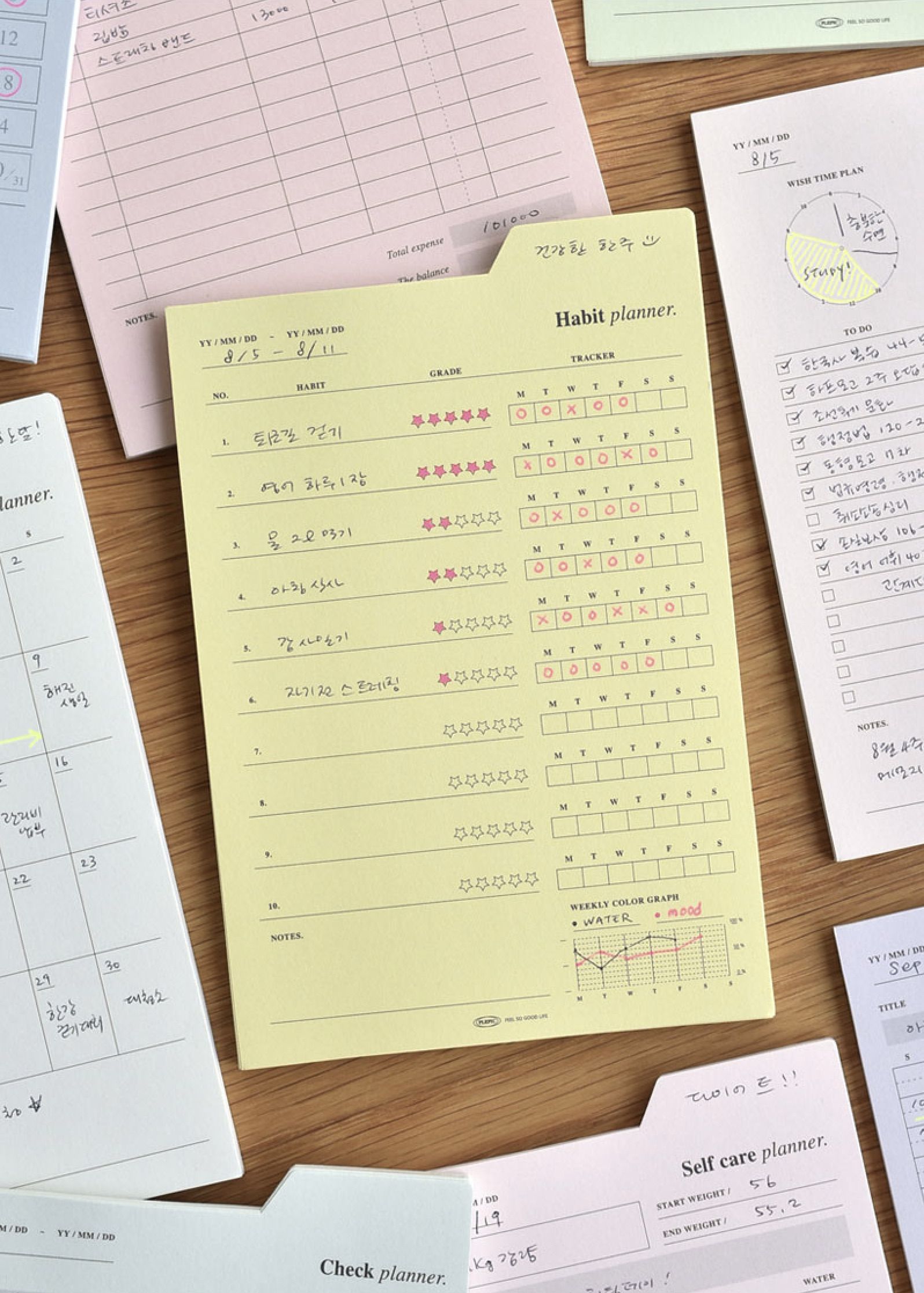 MochiThings: Large Schedule Index Sticky Note