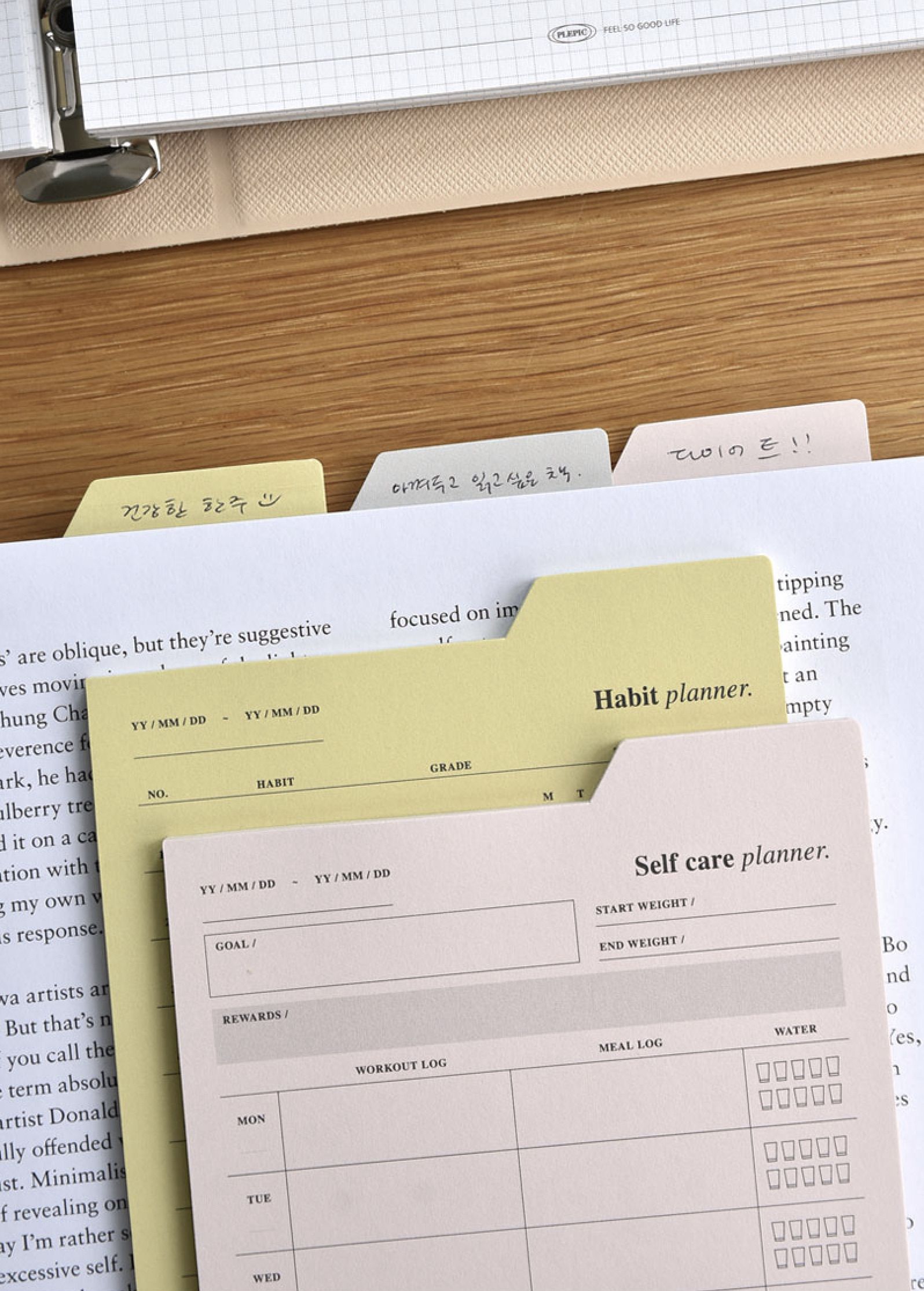 MochiThings: Large Schedule Index Sticky Note