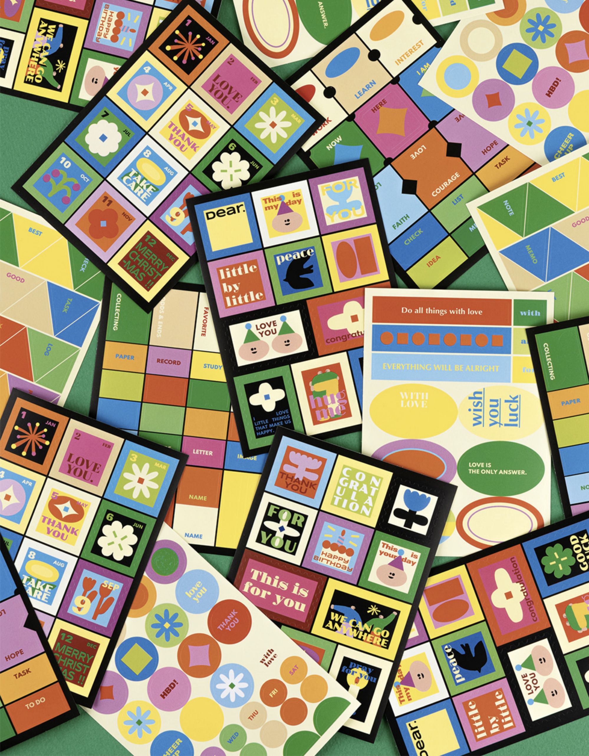 MochiThings: 8pcs Little Things Label Sticker Set