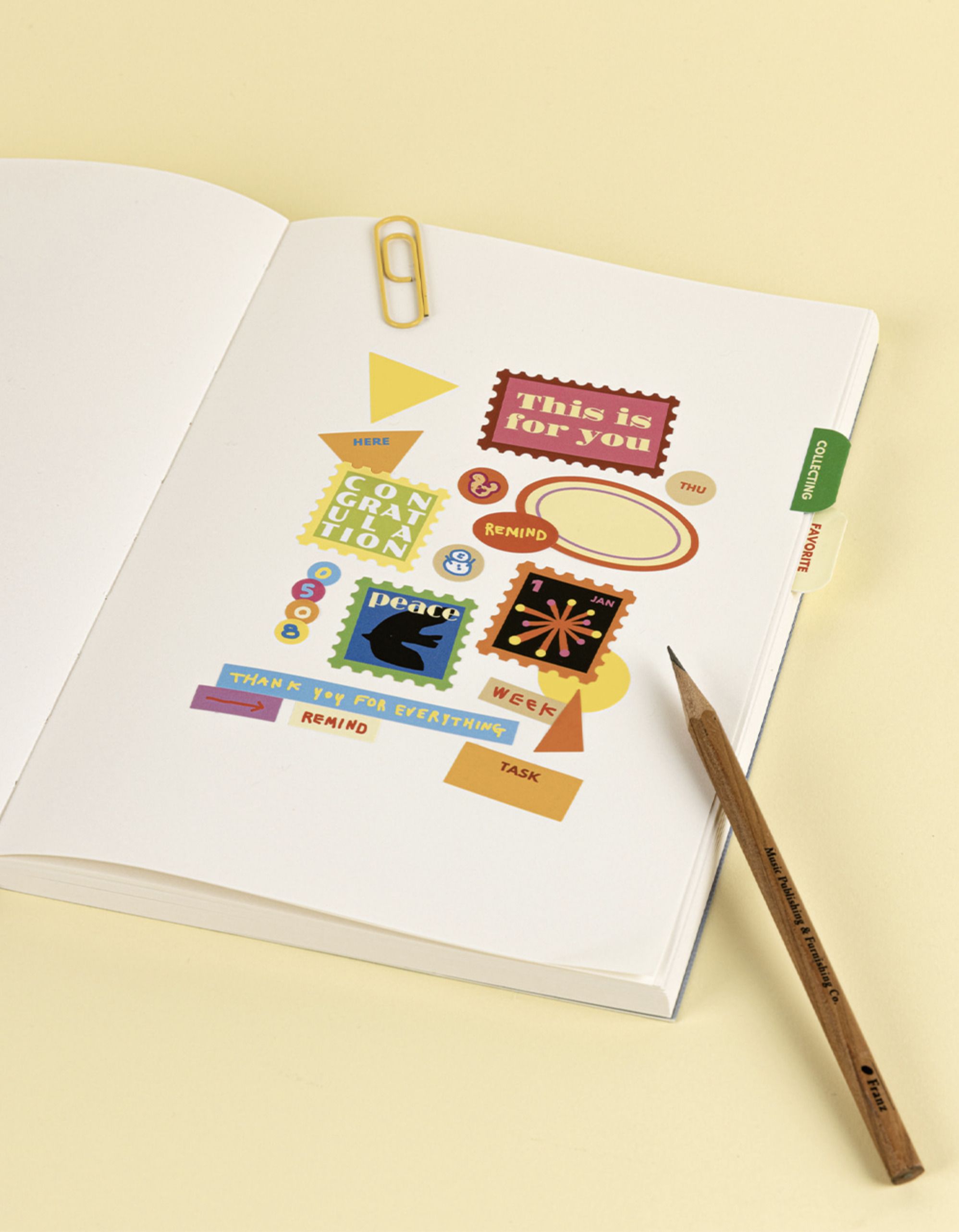 MochiThings: 8pcs Little Things Label Sticker Set