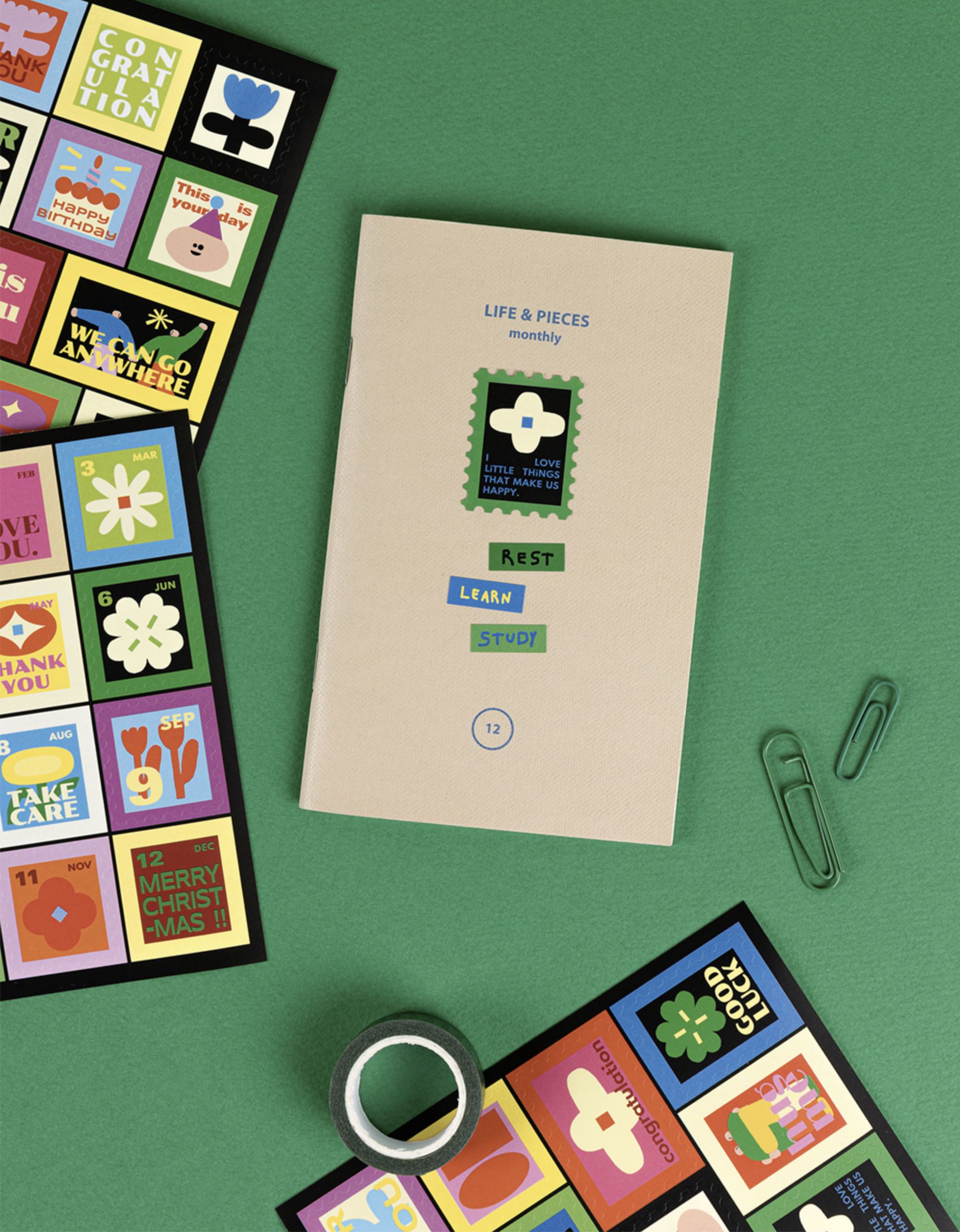 MochiThings: 8pcs Little Things Label Sticker Set