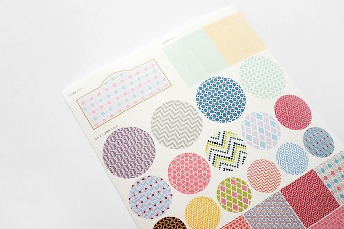 MochiThings: Pattern Deco Sticker Set v3
