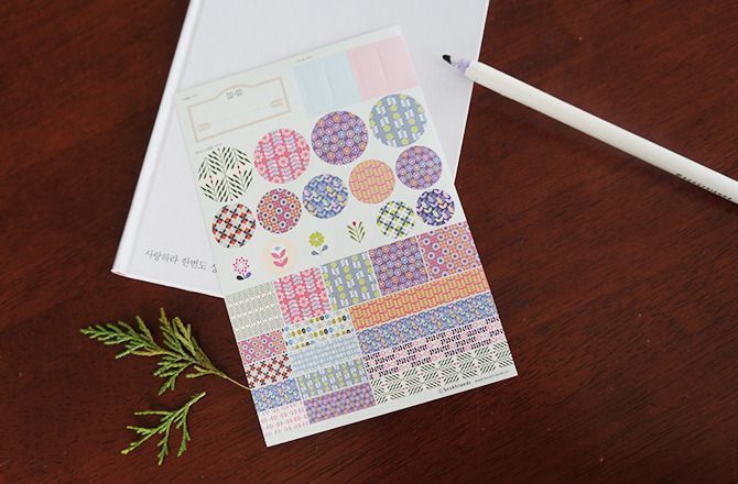 MochiThings: Pattern Deco Sticker Set v3