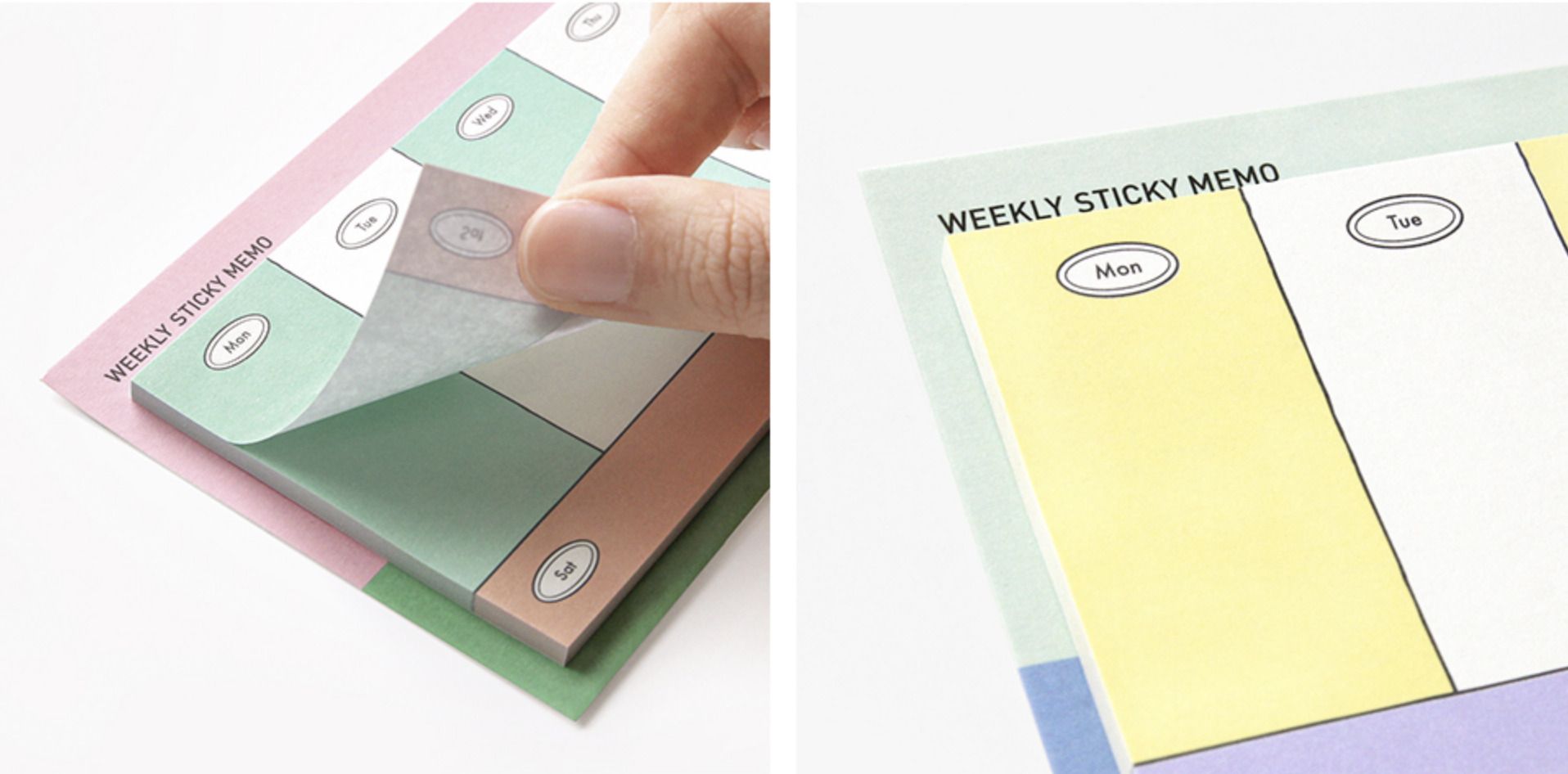 MochiThings: Gonjang Weekly Schedule Sticky Note