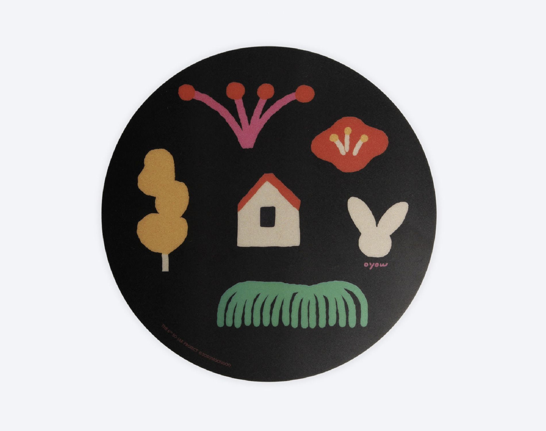 MochiThings: Bunny Illustration Mouse Pad