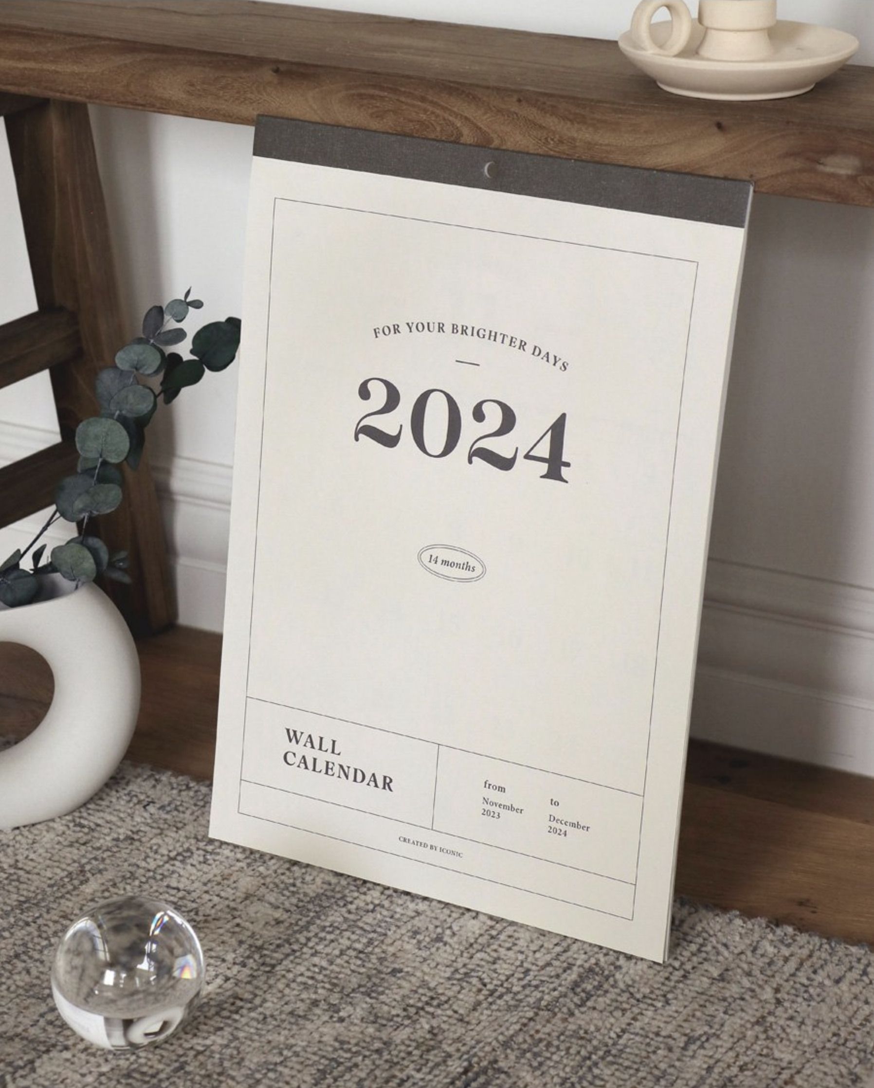 MochiThings: 2024 Wall Calendar