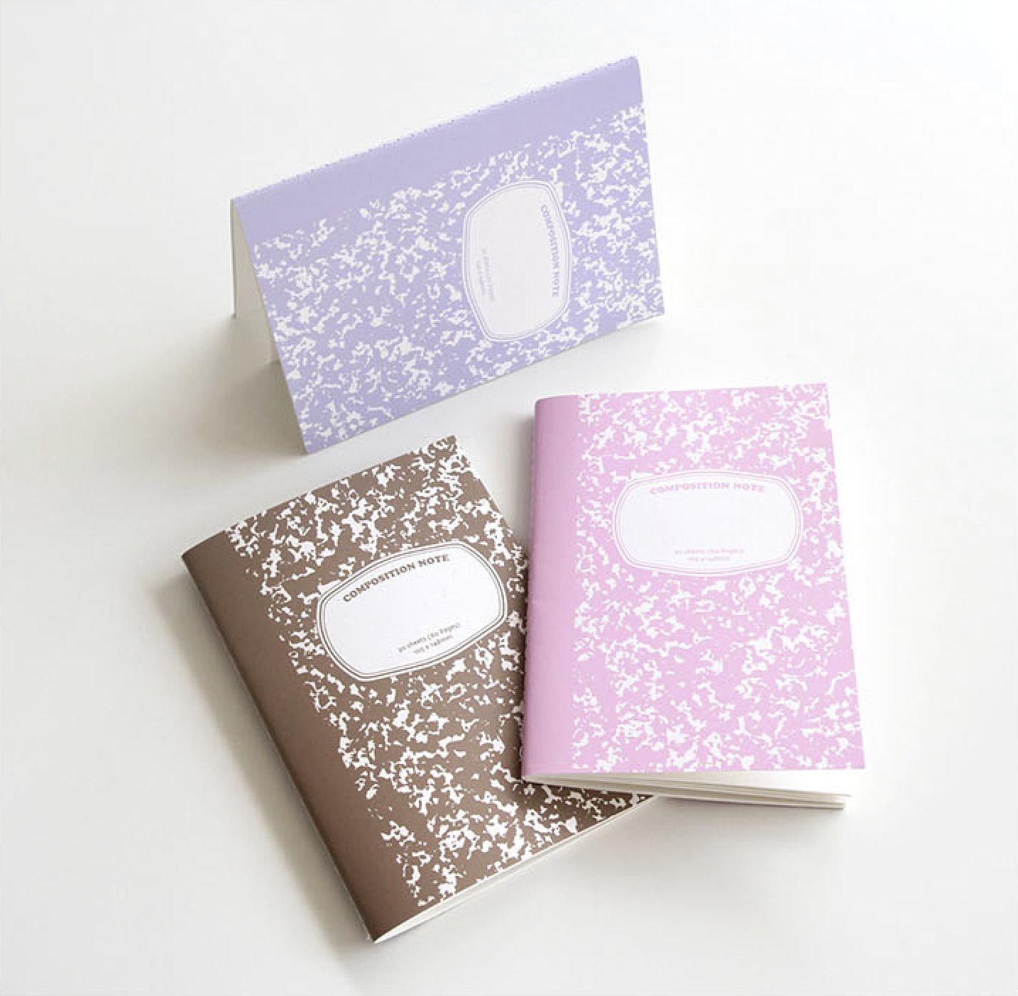 MochiThings: Composition A6 Plain Notebook v2