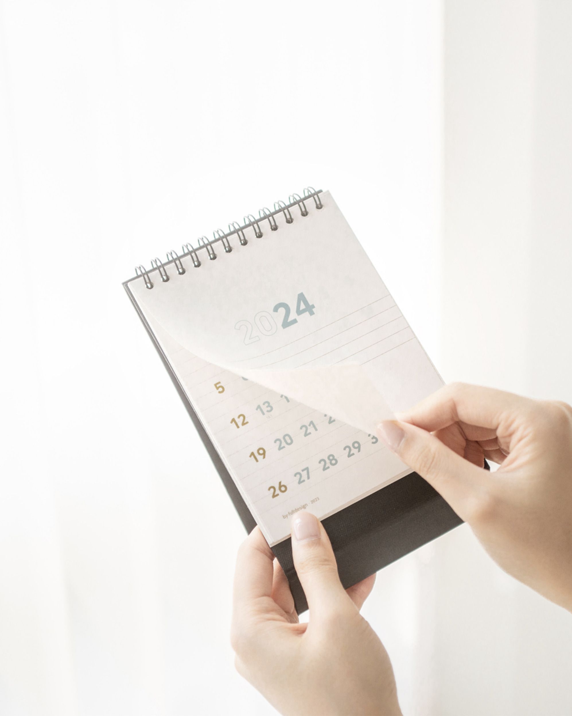 MochiThings: 2024 Mini Basic Desk Calendar