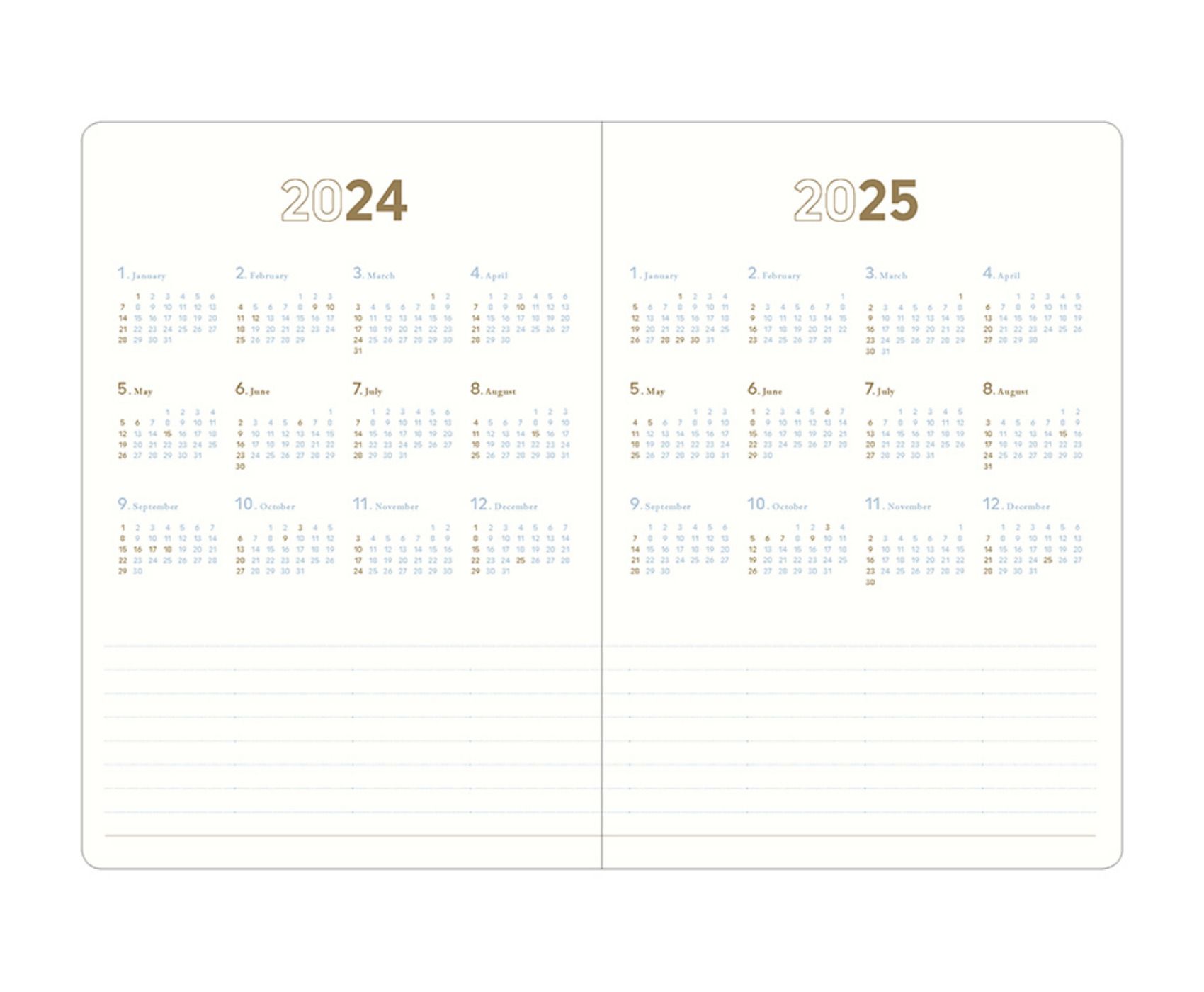 MochiThings: 2024 Slim & Wide Weekly Planner