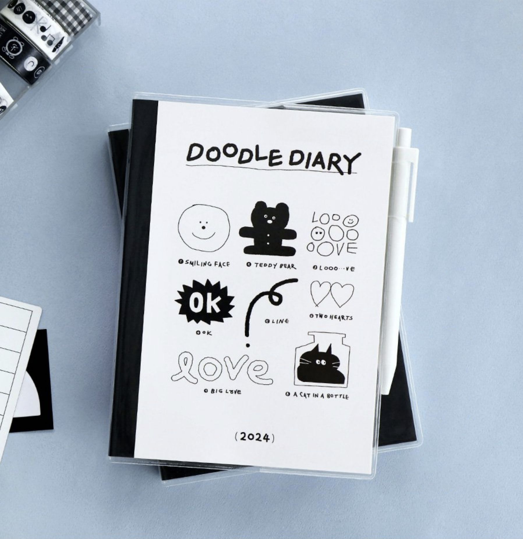 MochiThings: 2024 Doodle Diary Planner