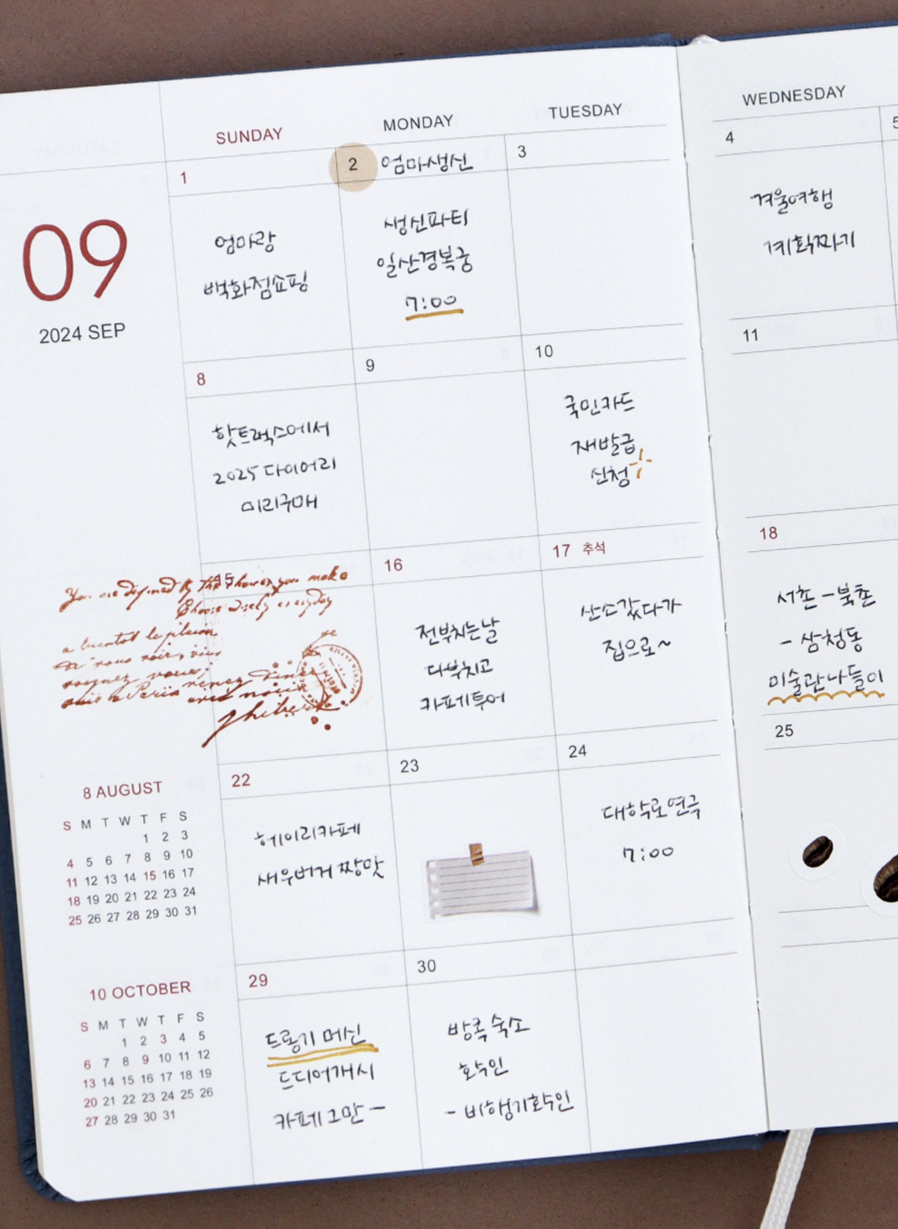MochiThings: 2024 Prism 365 Days B6 Leather Daily Planner