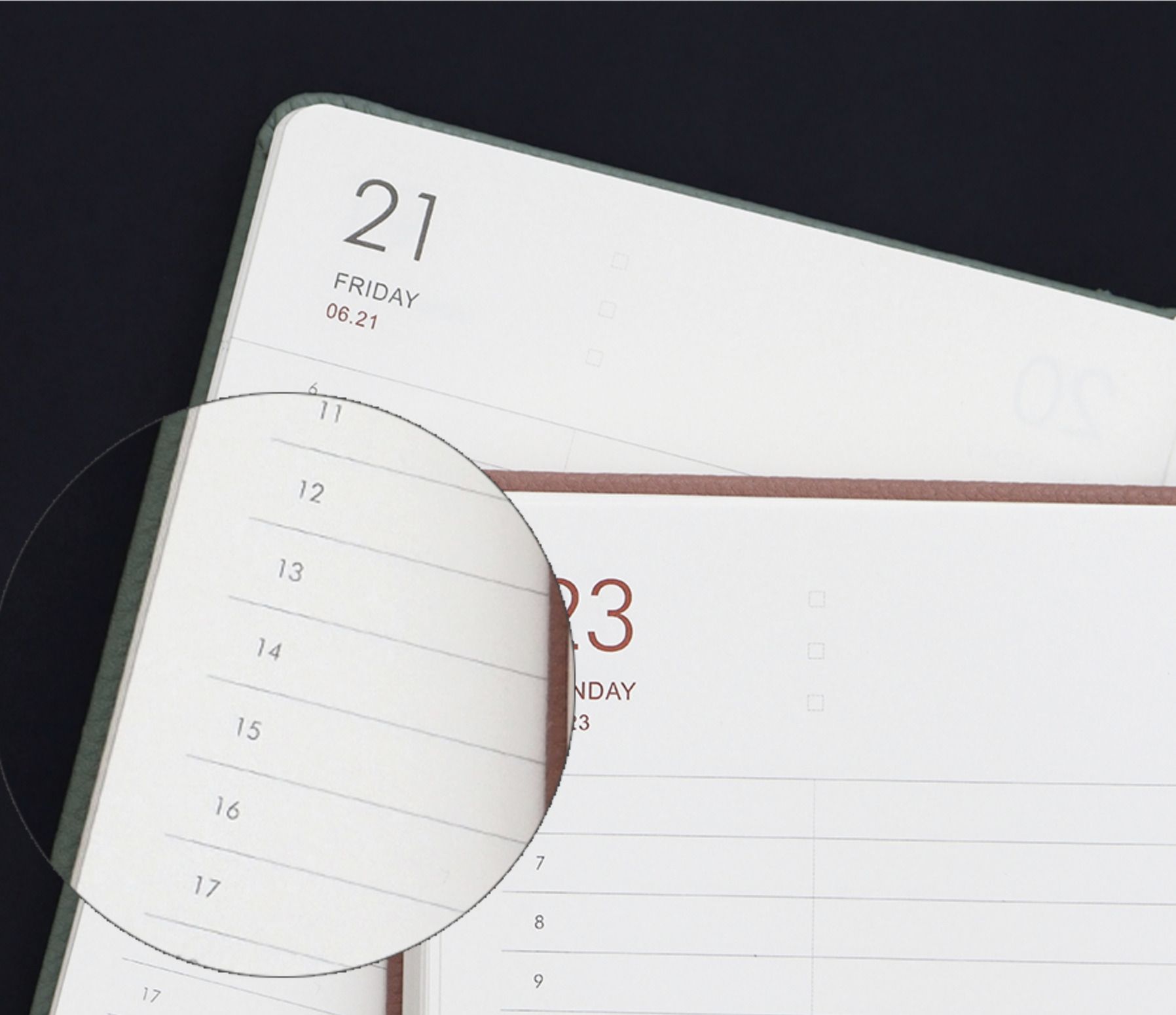MochiThings: 2024 Prism 365 Days B6 Leather Daily Planner