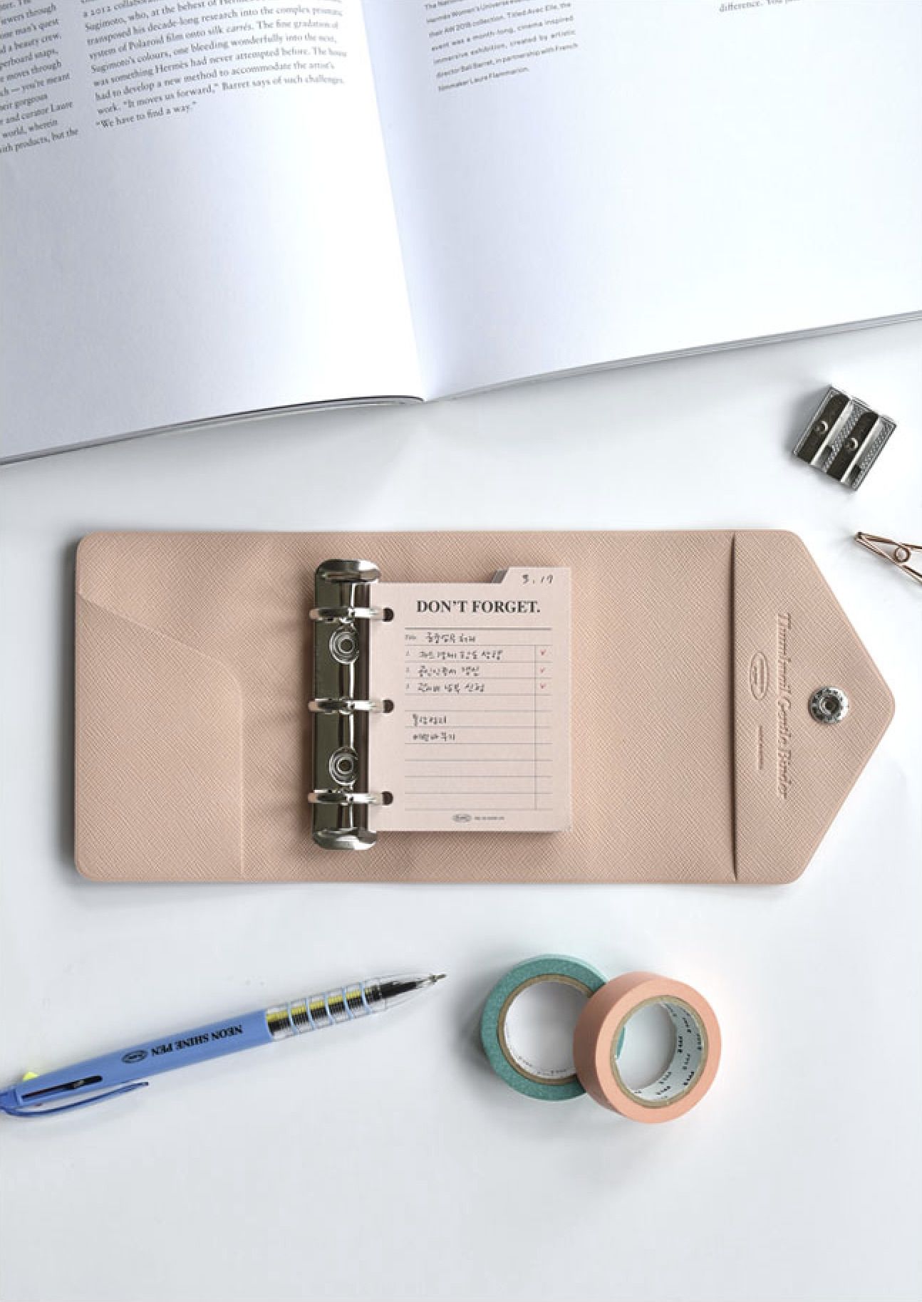 MochiThings: Mini Gentle 3 Ring Binder