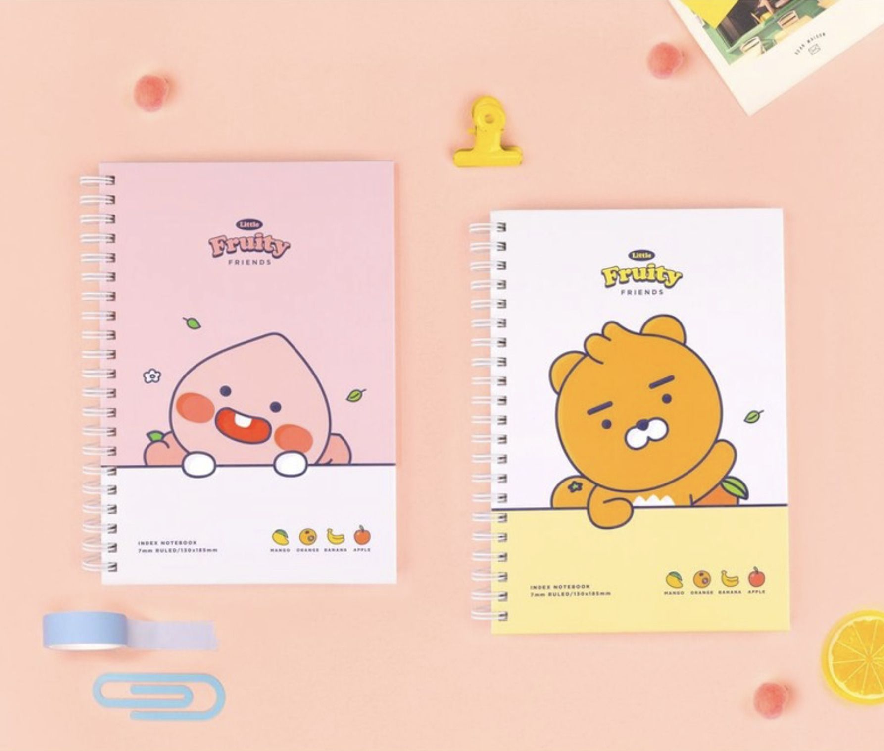 MochiThings: Small Fruity Ryan Lined Notebook
