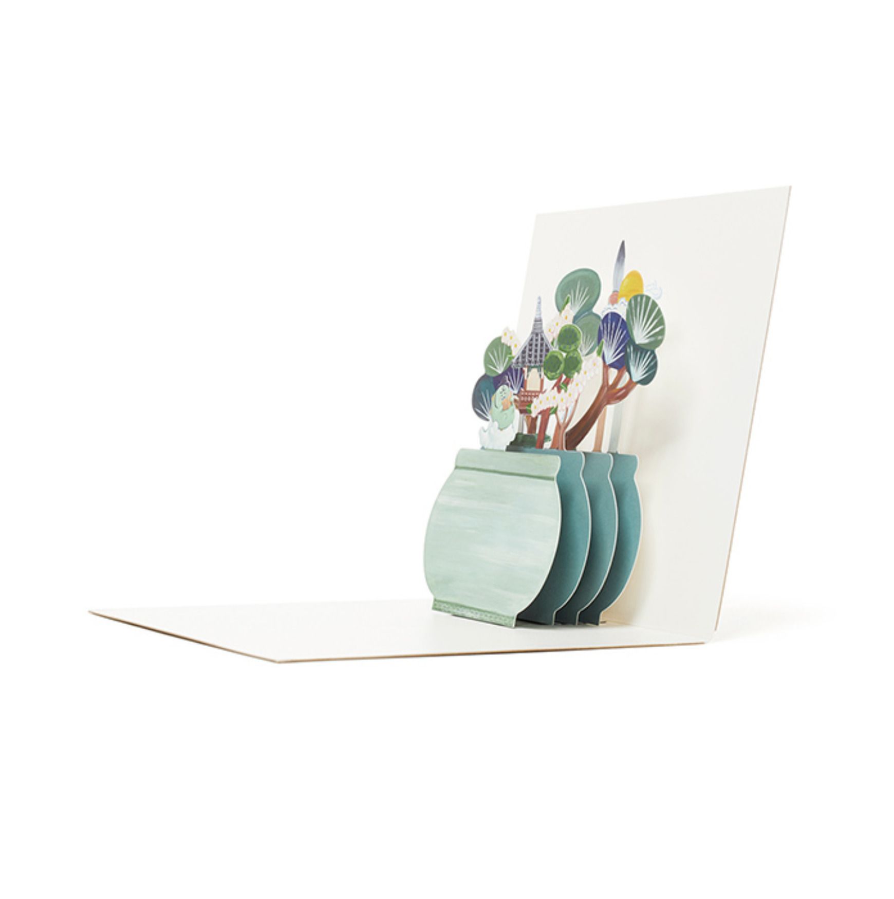 MochiThings: Bonsai Pop Up Card