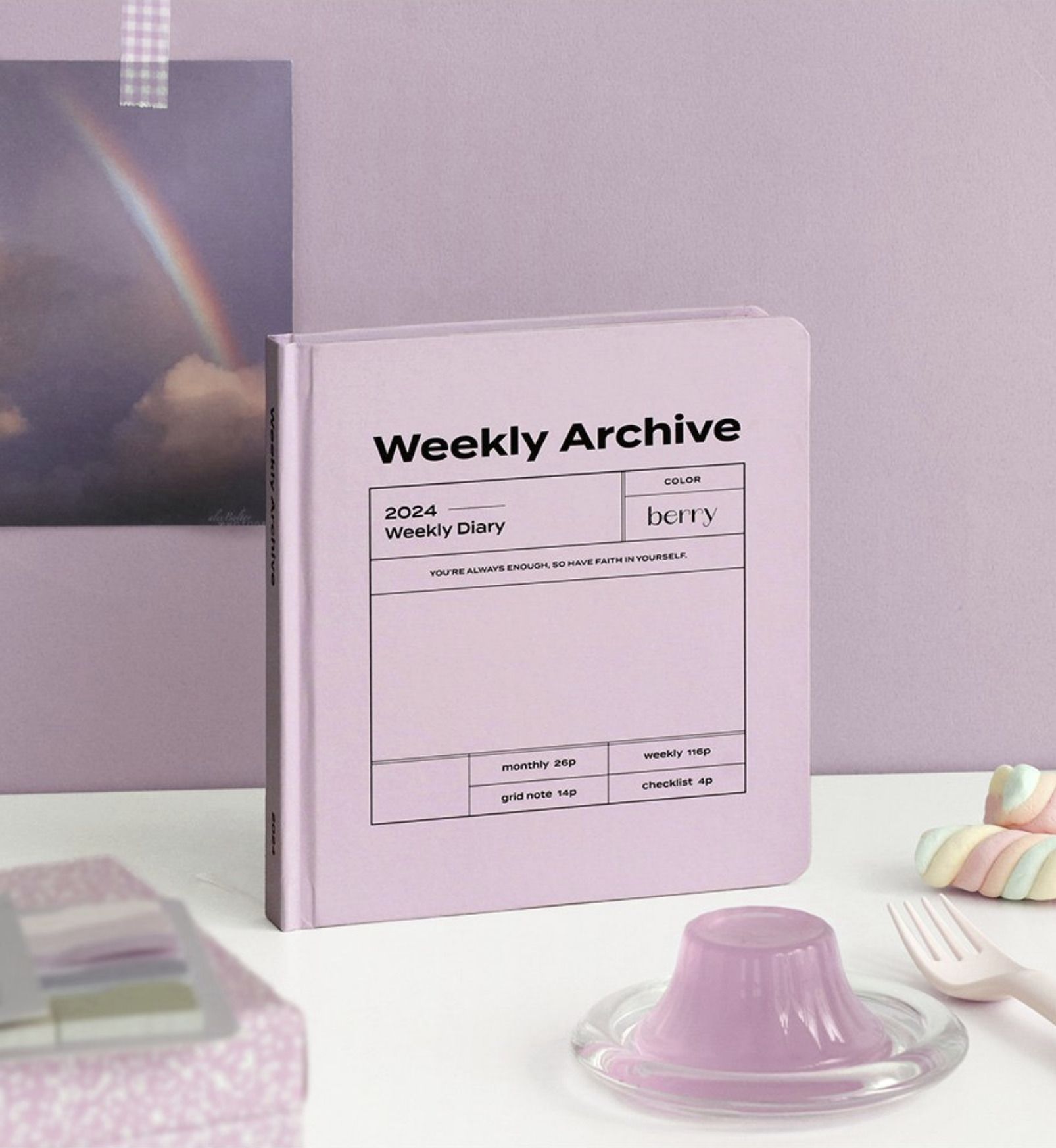 MochiThings: 2024 Weekly Archive Square Planner