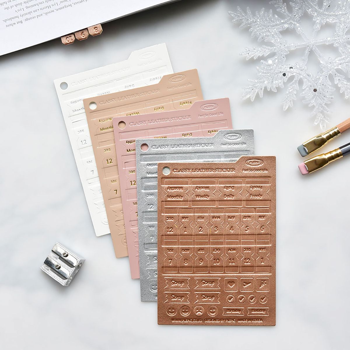 MochiThings: Twinkle Leather Index Sticker