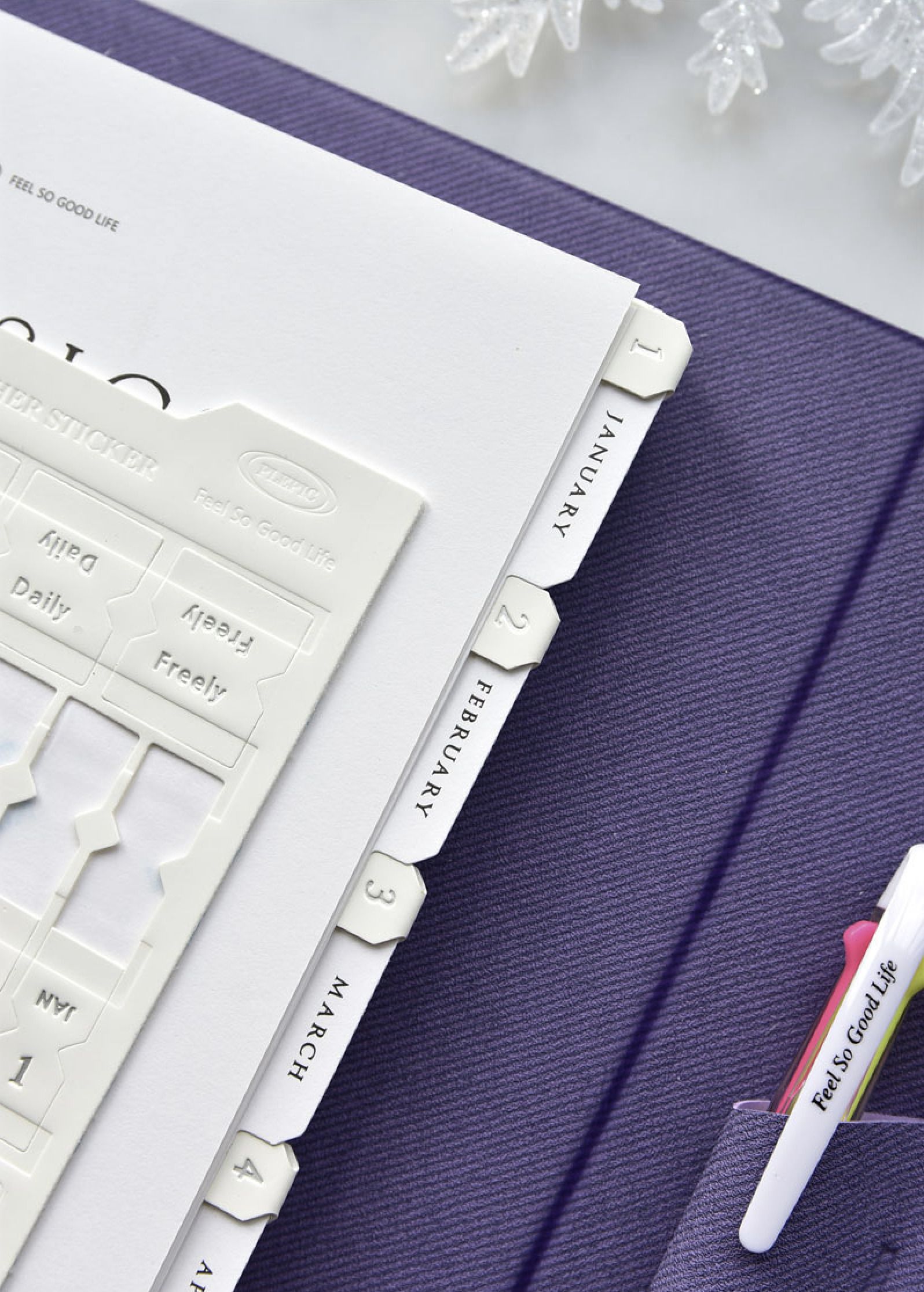 MochiThings: Twinkle Leather Index Sticker