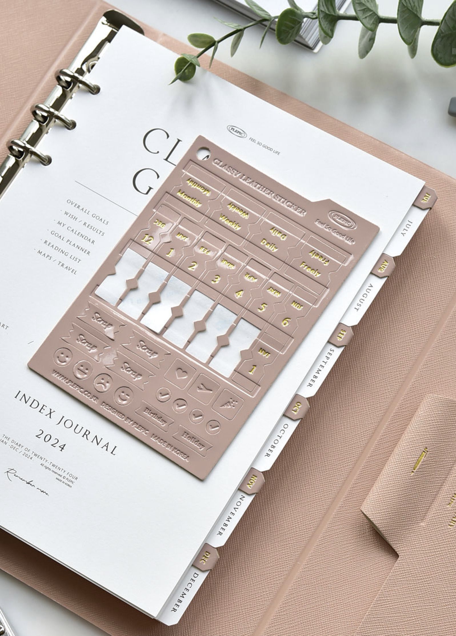 MochiThings: Twinkle Leather Index Sticker