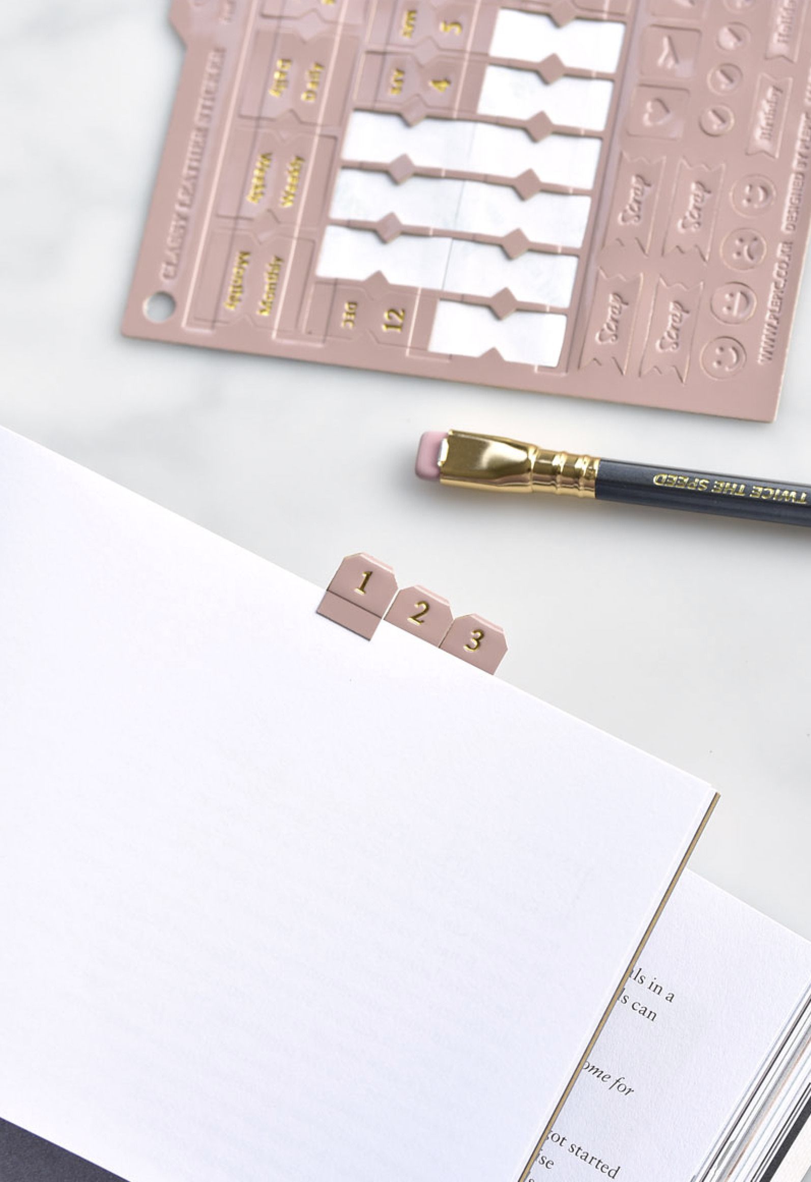 MochiThings: Twinkle Leather Index Sticker
