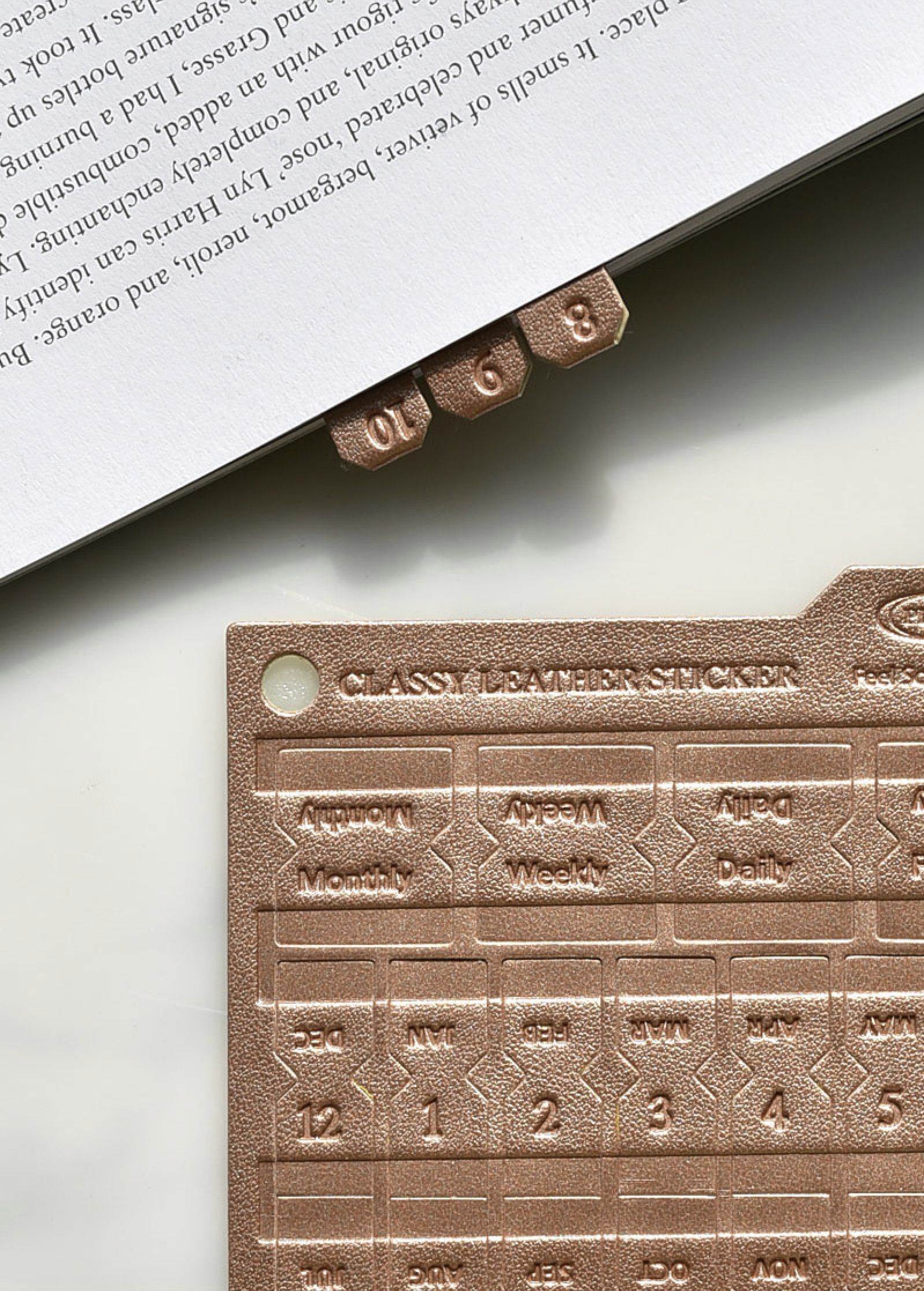 MochiThings: Twinkle Leather Index Sticker